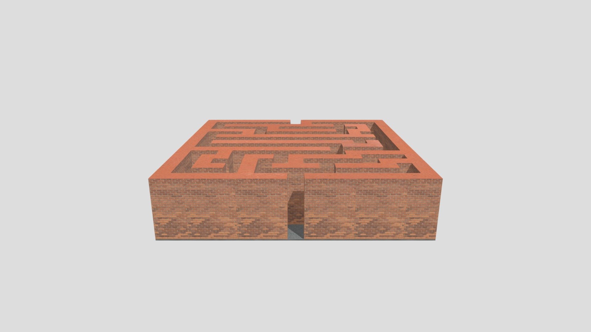 Maze Brick Wall by CMJ'S ART - Download Free 3D model by CMJ'S ART ...