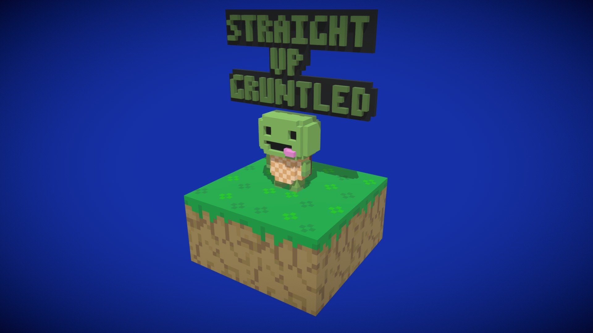 Straight Up Gruntled | Makerville - 3D model by Mottzy [9da59bc ...
