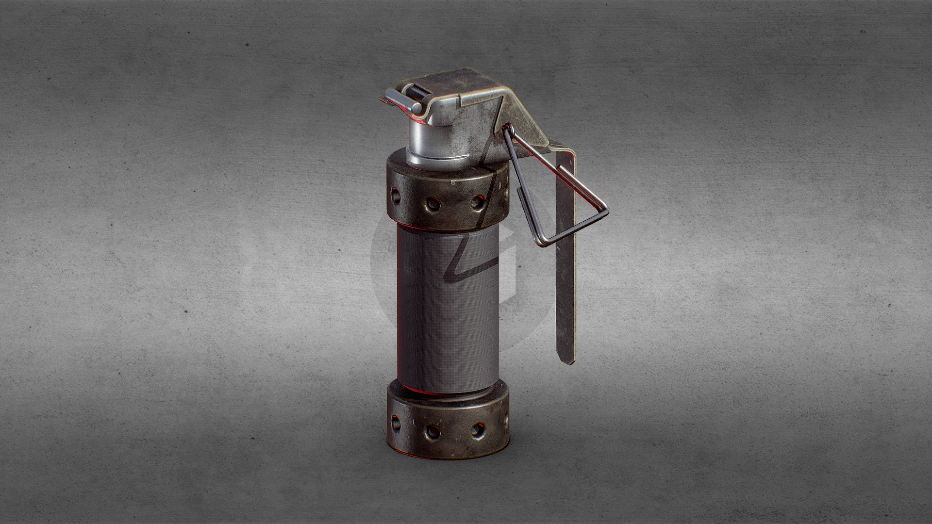 Decoy Grenade PBR - Buy Royalty Free 3D model by Kasit Studio (@kasit ...