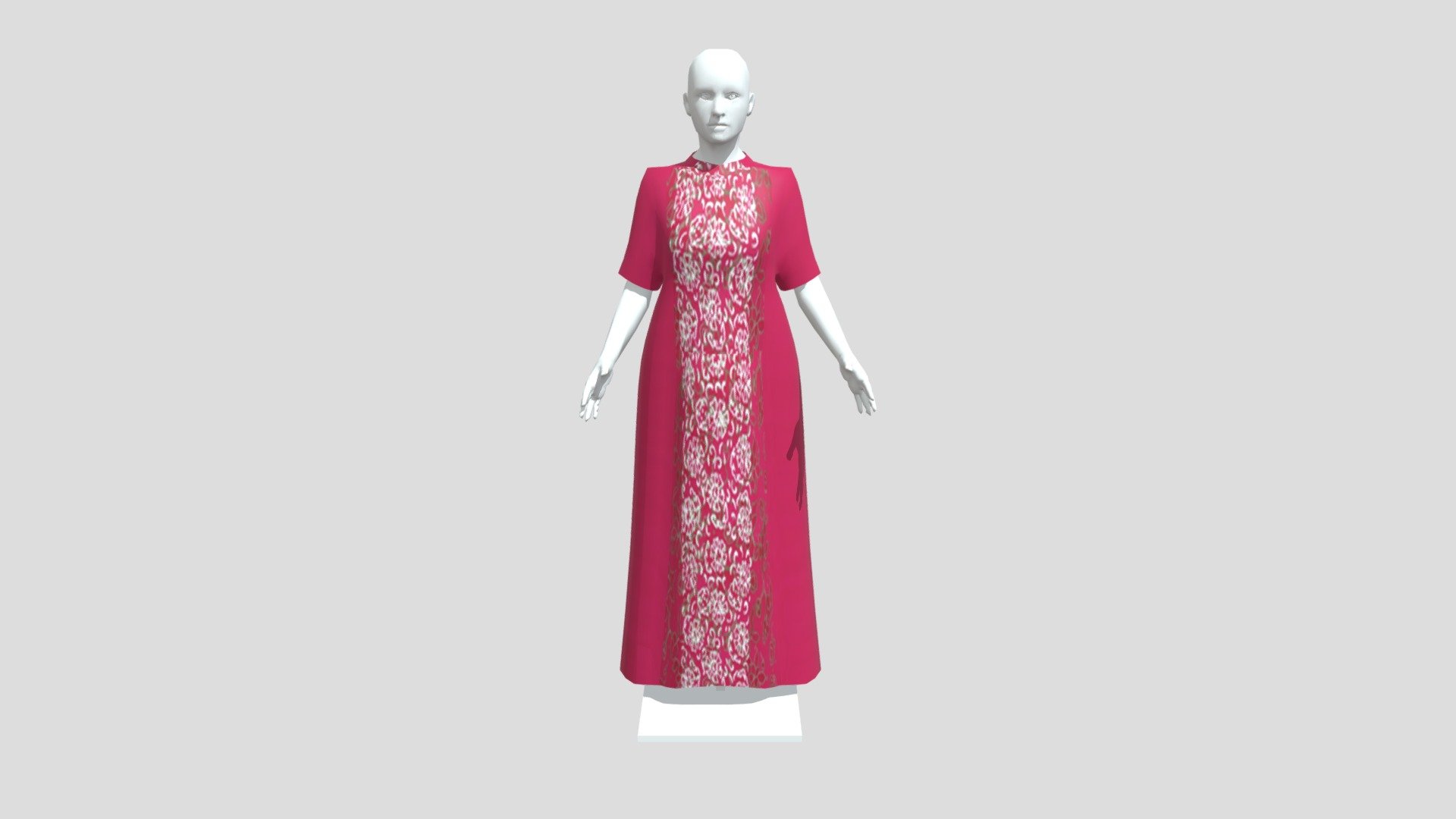 BATIK KAFTAN - Download Free 3D model by eeelabvisual [9da69b7] - Sketchfab