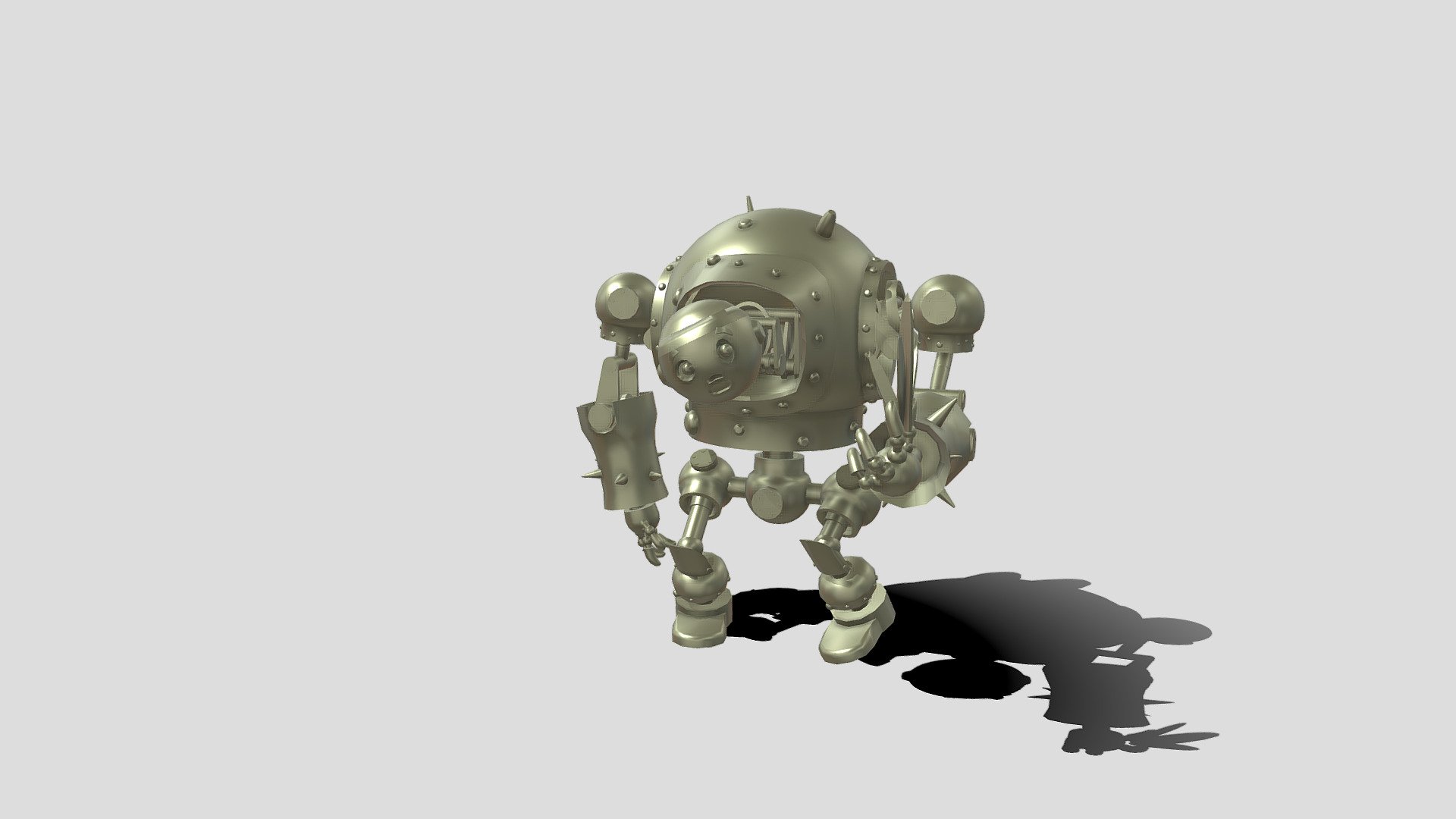 Robot - Download Free 3D model by Sibdark [9dadd2c] - Sketchfab