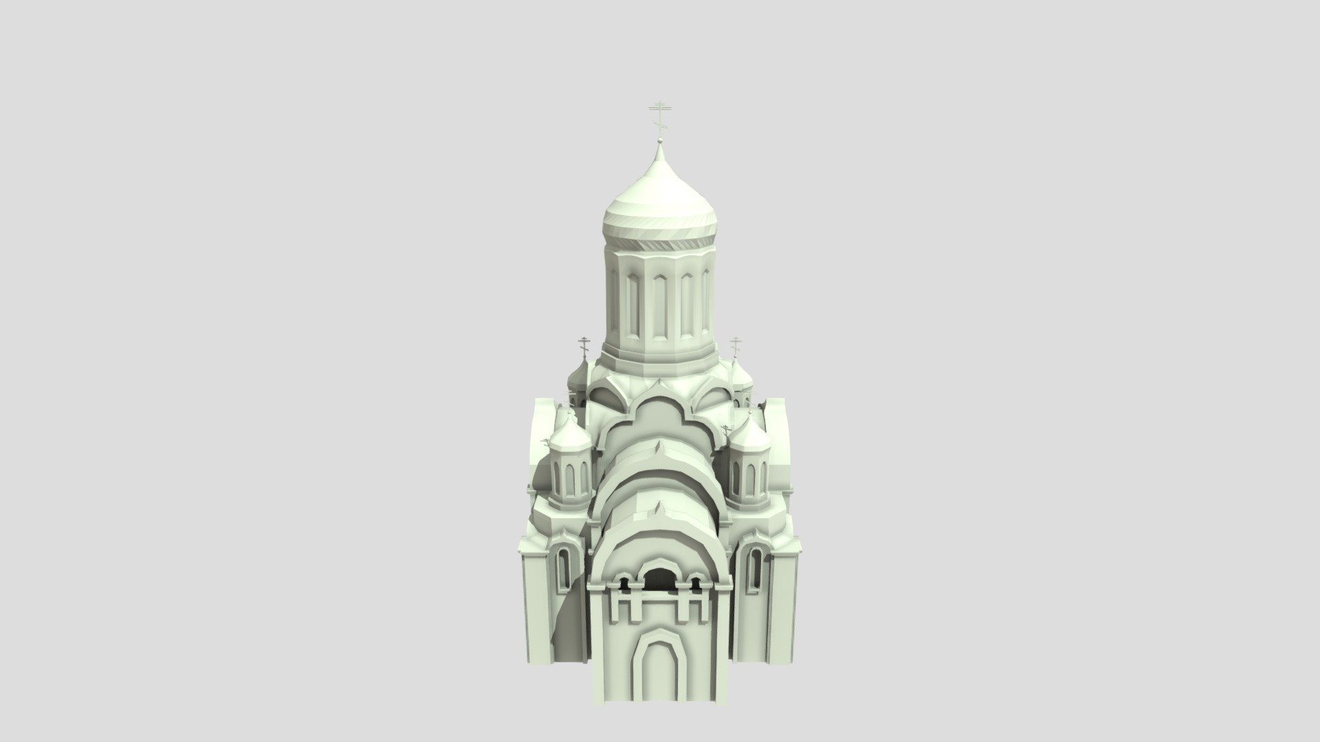 Samara Church 2gis - 3D model by arsdor [9dae689] - Sketchfab