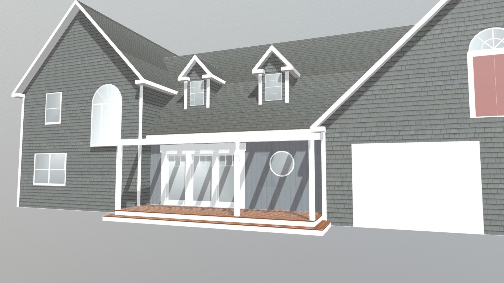 McDonough Porch V3 - 3D model by Maine Porch & Pergola Company ...
