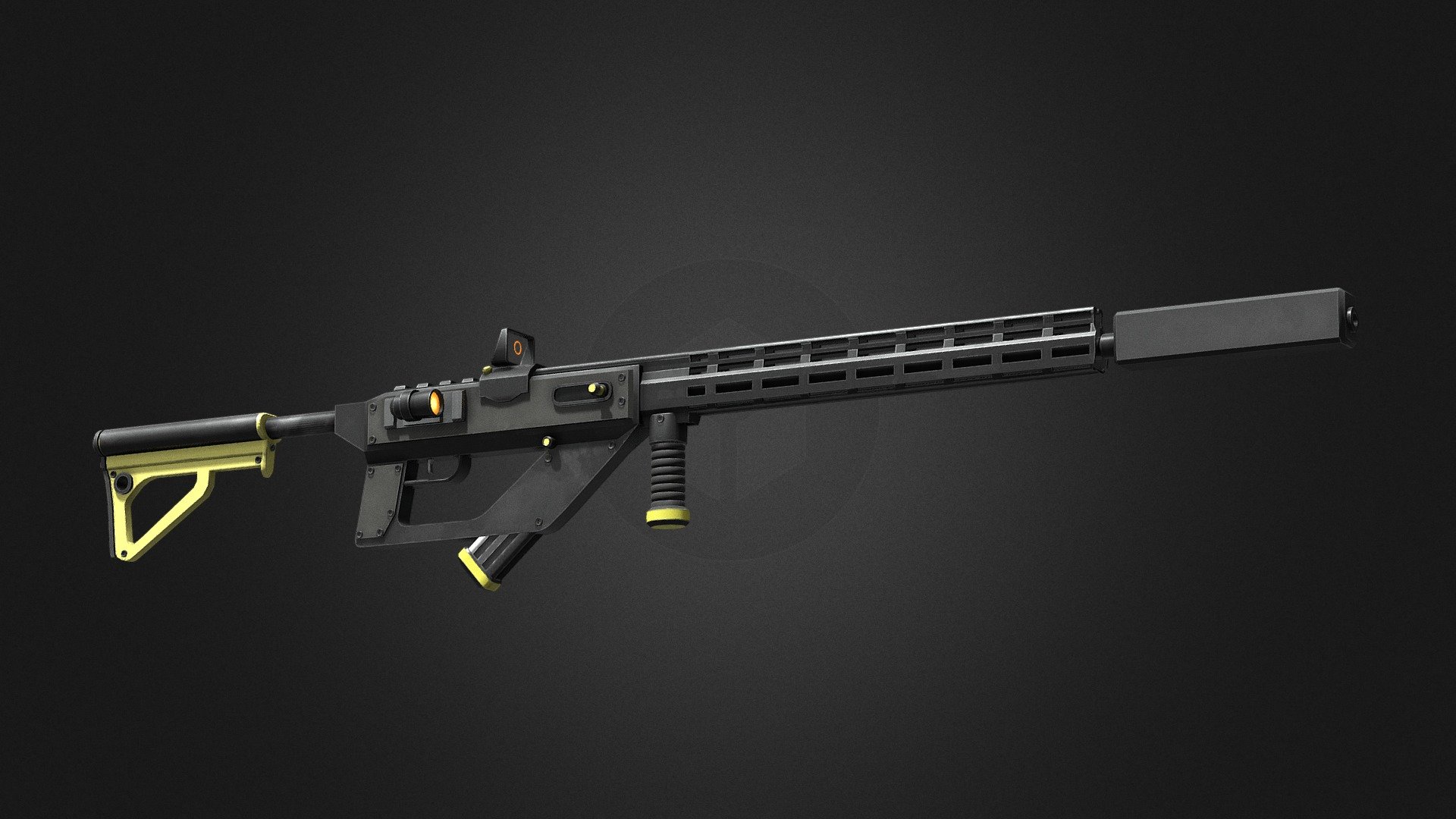 Gun - 3D model by iaksutov [9db0d47] - Sketchfab