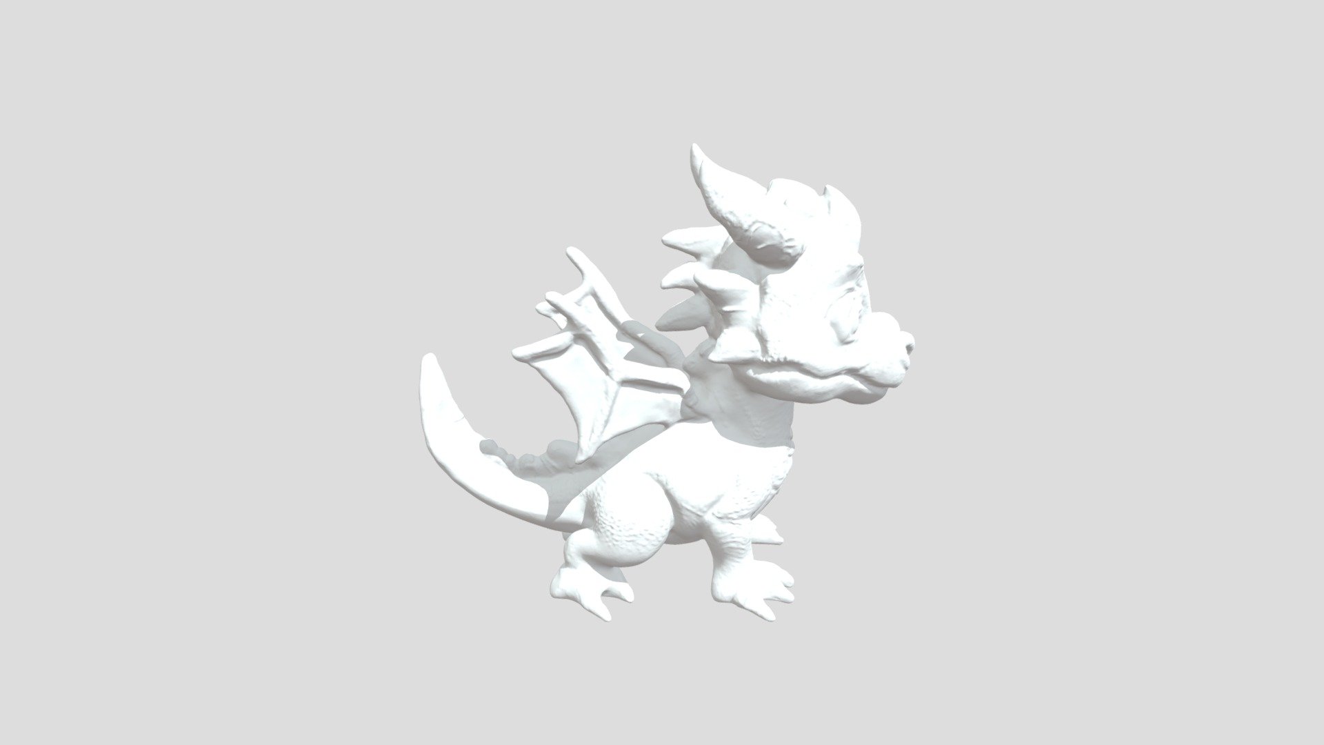 Amber Baby Dragon - 3D model by zforged [9db33cc] - Sketchfab