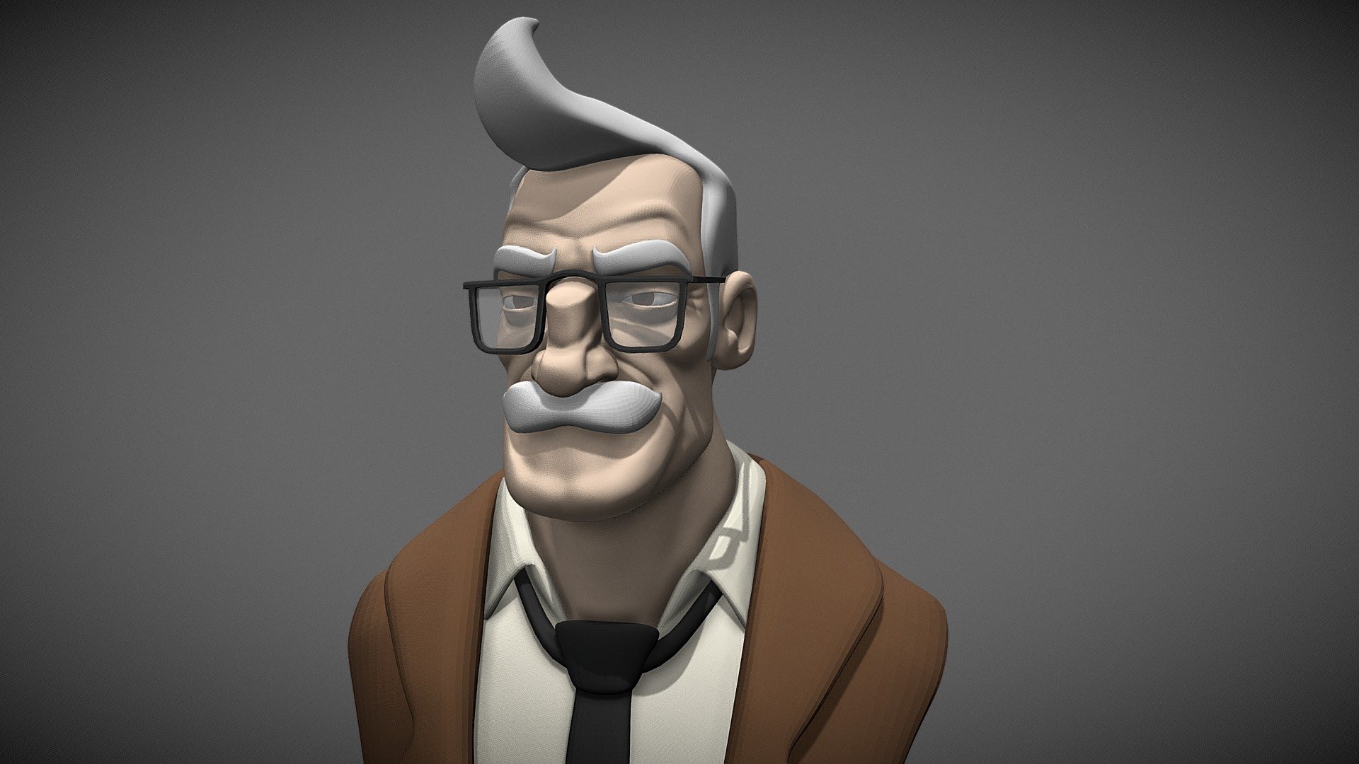 Commissioner Gordon ( James Gordon ) stylized - Download Free 3D model ...
