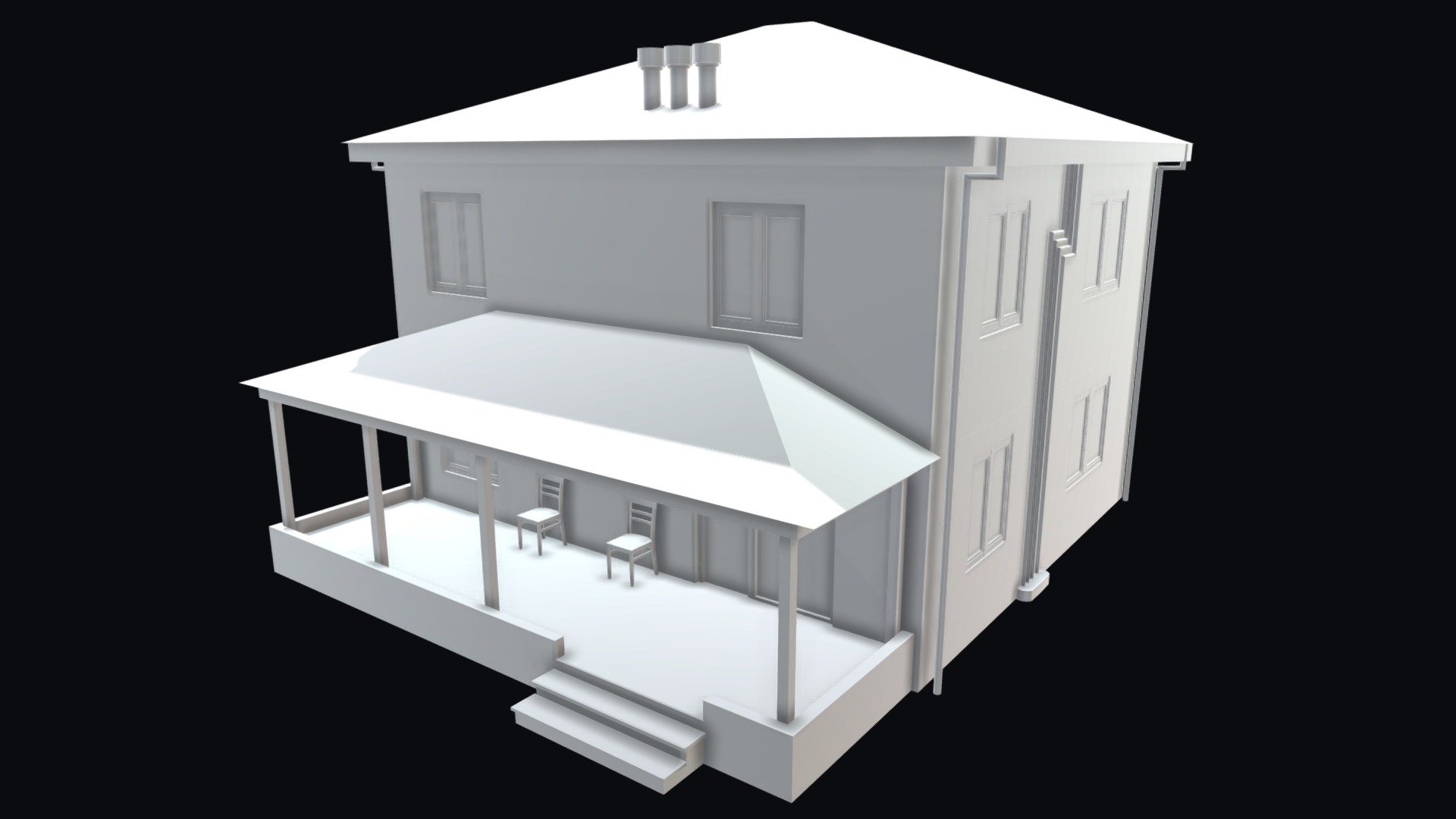 House - Download Free 3D model by daniel_marsovich (@danmars) [9db64aa] - Sketchfab