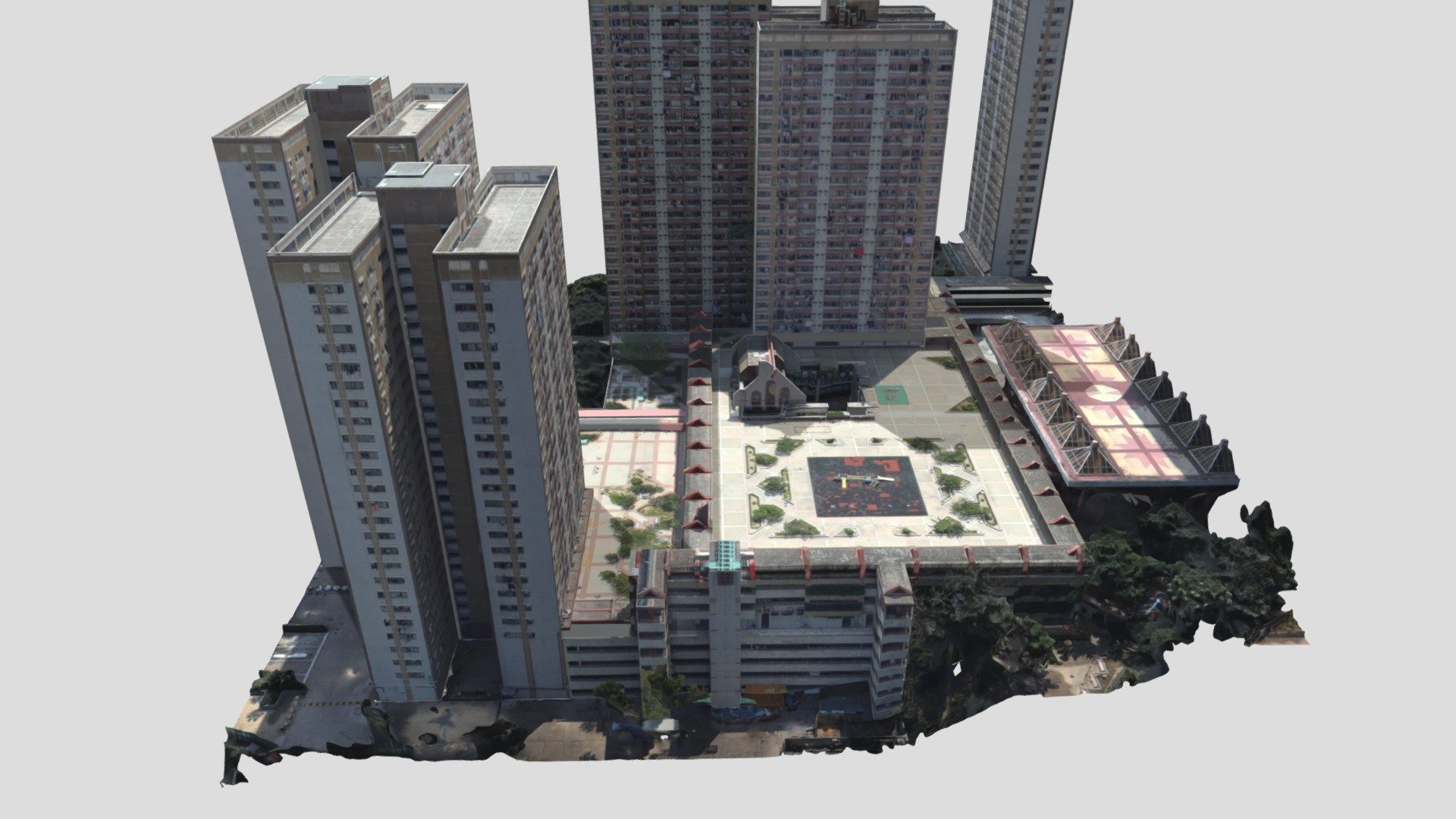Lok Wah South Estate 11-NE-18A-2 Tile_+271_+135 - Download Free 3D ...
