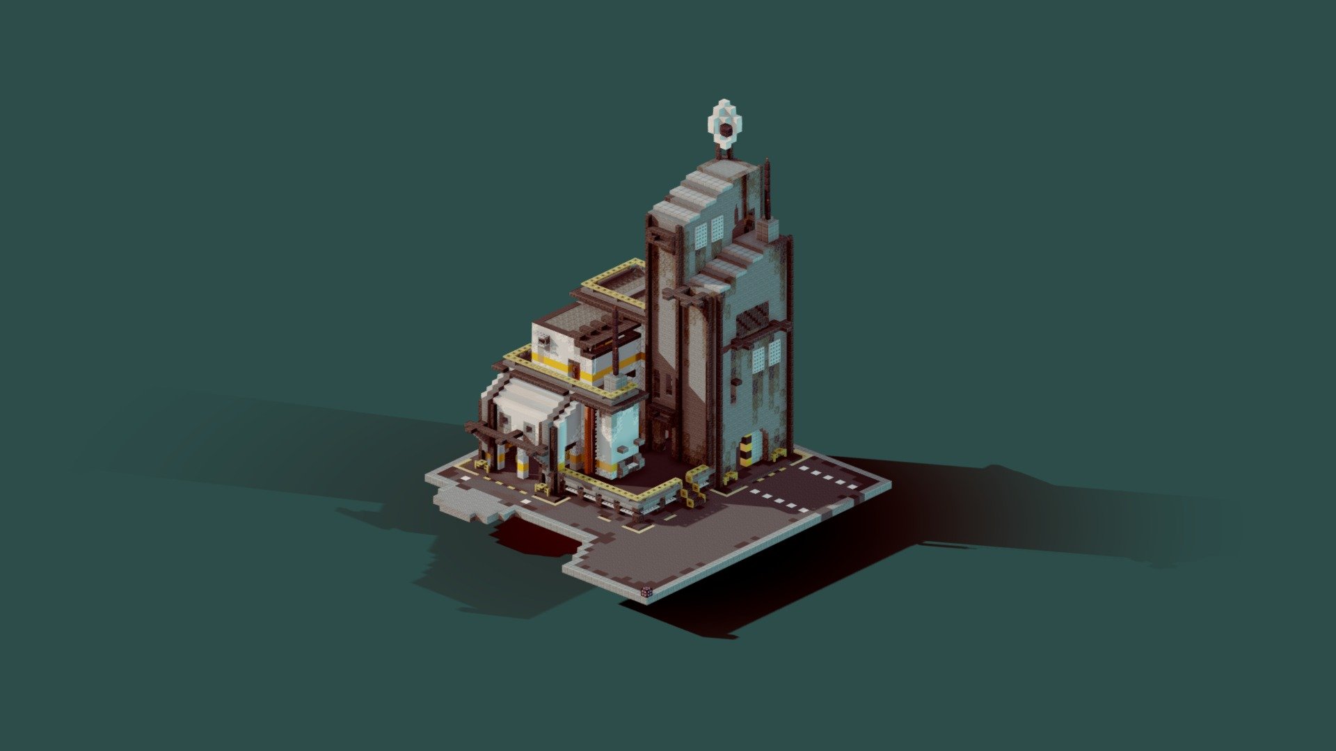 Simple Starter: Sci-Fi Outpost - 3D model by SevenScroll5003 [9db6fdf] - Sketchfab