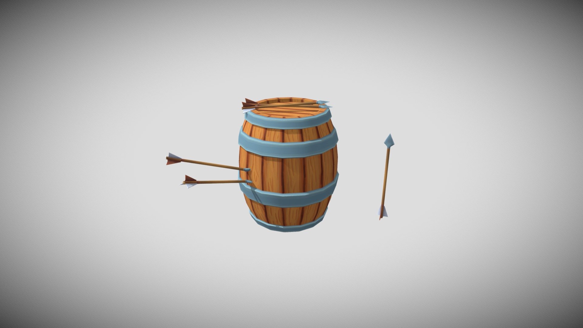 Arrow Barrel - 3D model by AUmans [9db7684] - Sketchfab