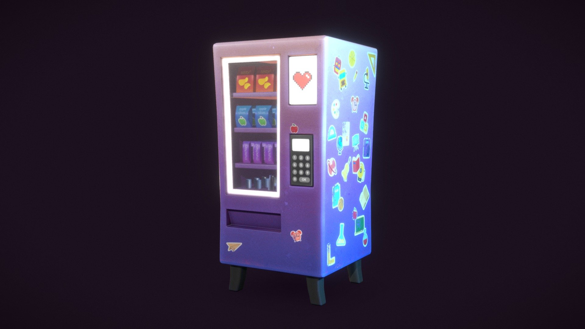 Vending Machine - 3D model by Nika (@nsnmw) [9db97b5] - Sketchfab