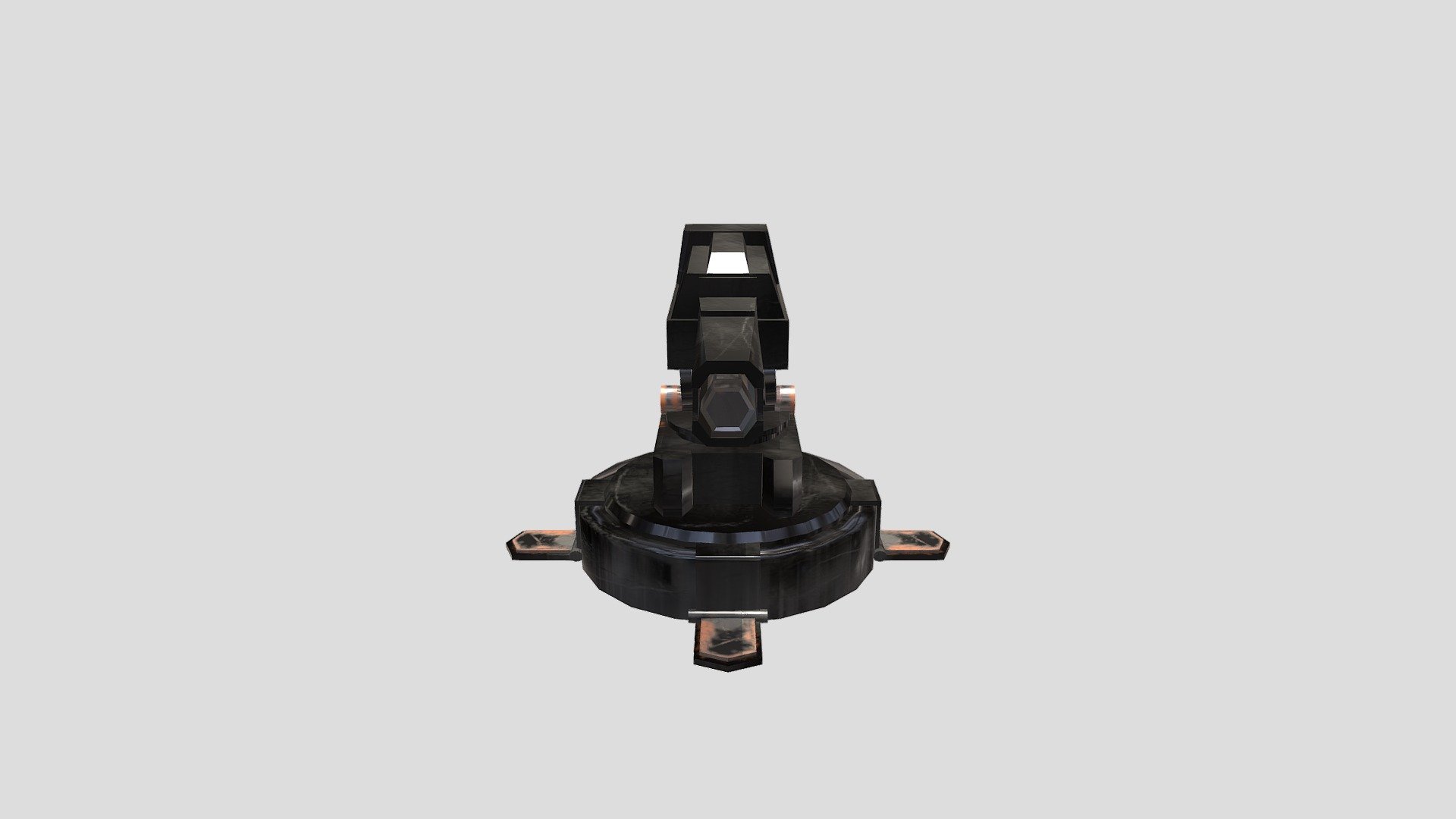 Turret with rig - 3D model by Miranda. [9dbd7bd] - Sketchfab