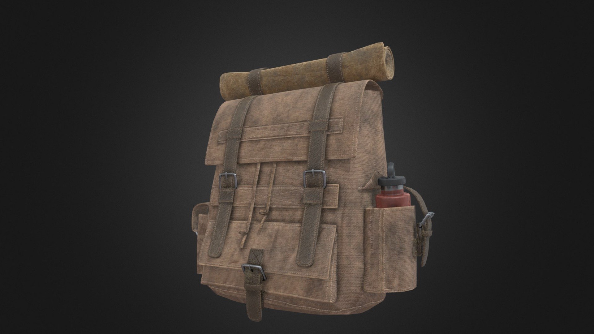 Old Backpack - 3D model by sachin kumar (@kayozz) [9dbe07a] - Sketchfab