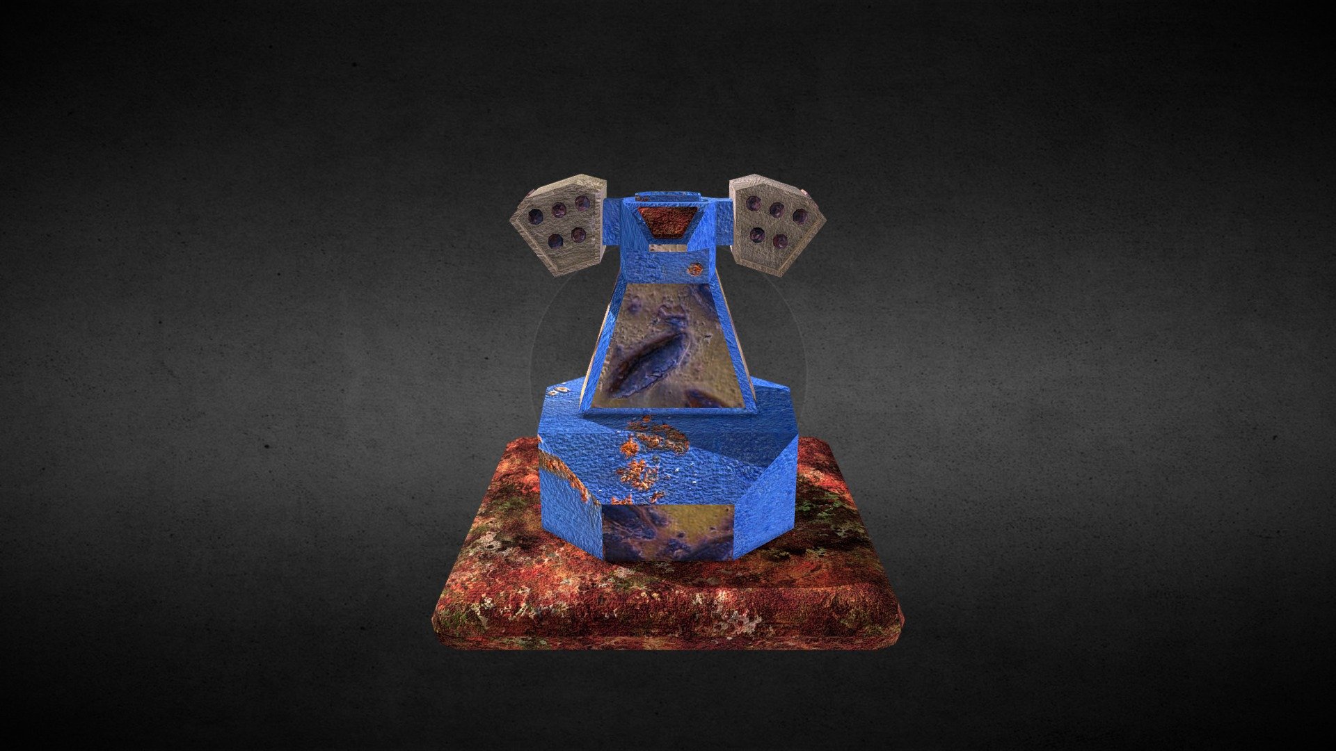 Rusty Missile Turret (2 of 3) - Download Free 3D model by meitdev ...