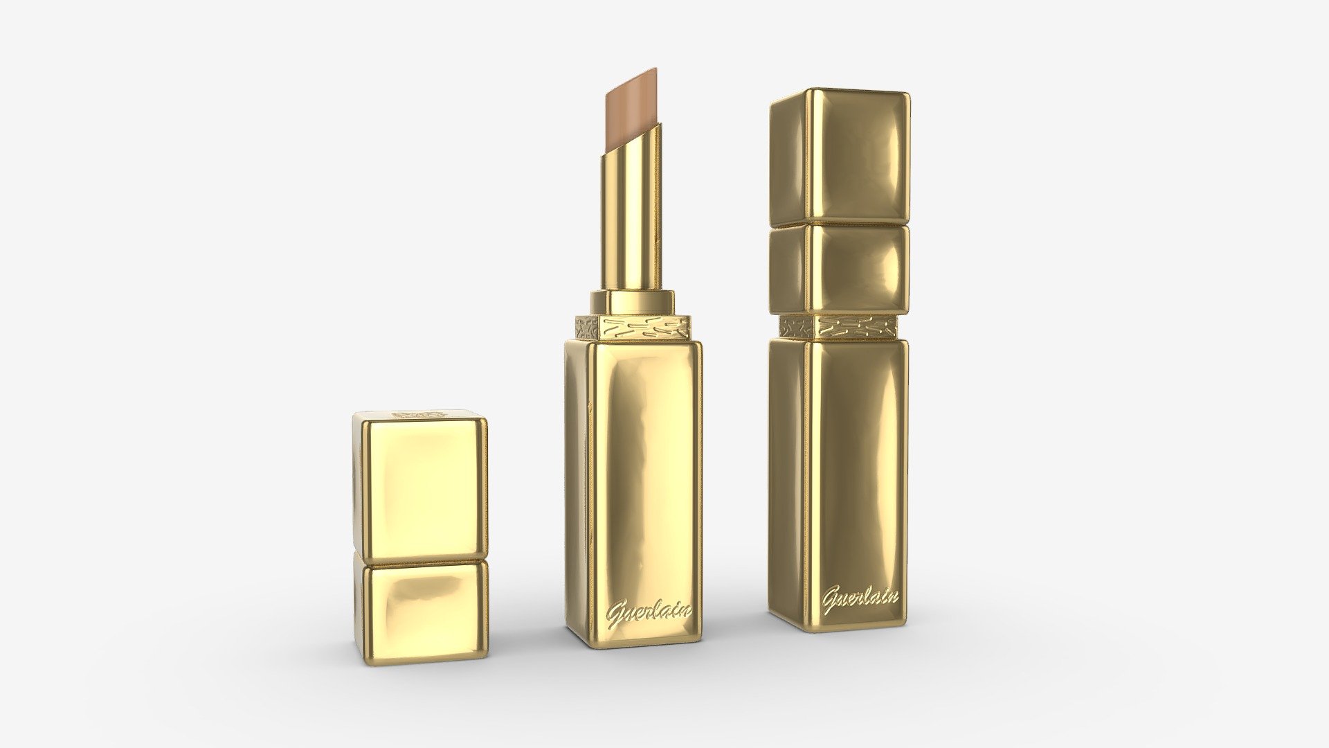 Guerlain Kisskiss Liplift lipstick primer - Buy Royalty Free 3D model ...
