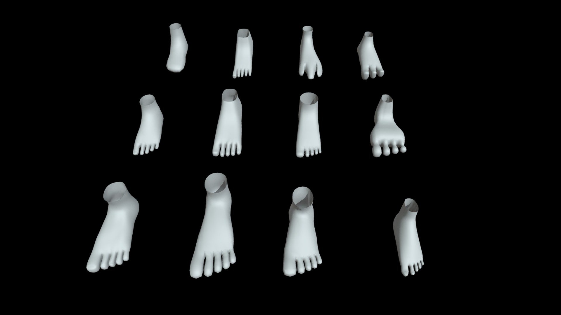 Foot Pack - Buy Royalty Free 3D model by Vasundhara Infotech LLP ...