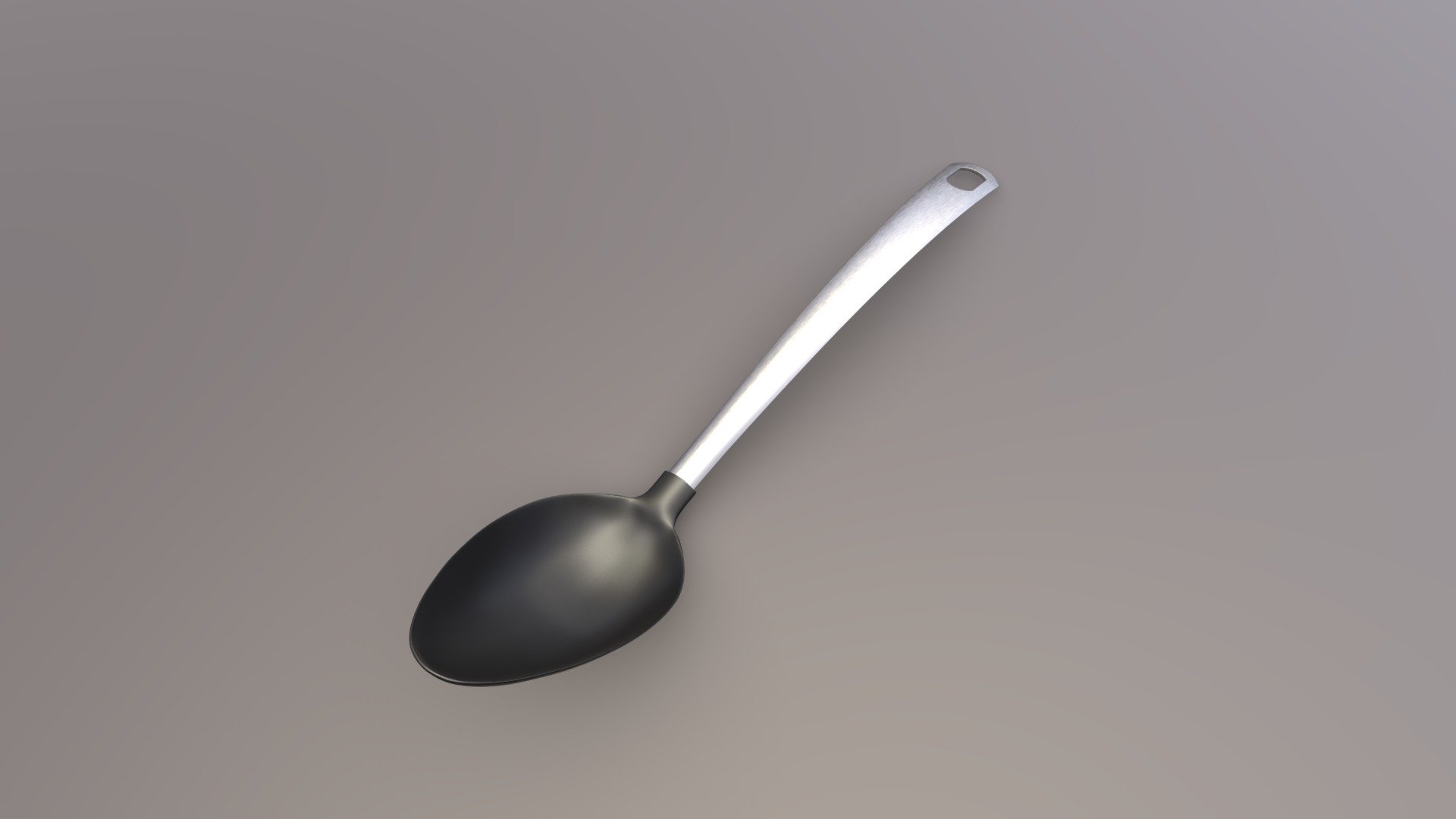 Ikea Non-stick Cooking Spoon - 3D model by bcwilcox [9dc1090] - Sketchfab