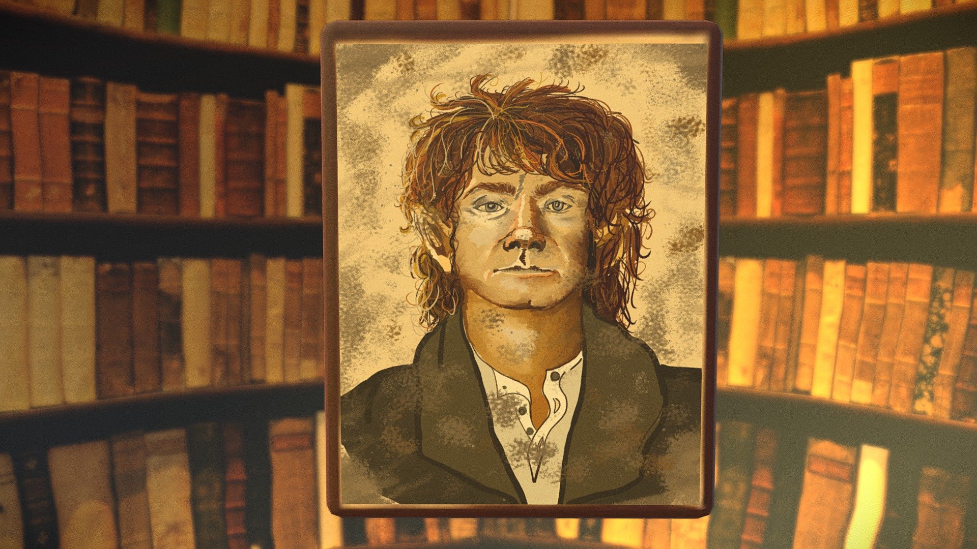 Bilbo's Portrait - 3D model by Elly Filipic (@ellyfilipic) [9dc13ae ...