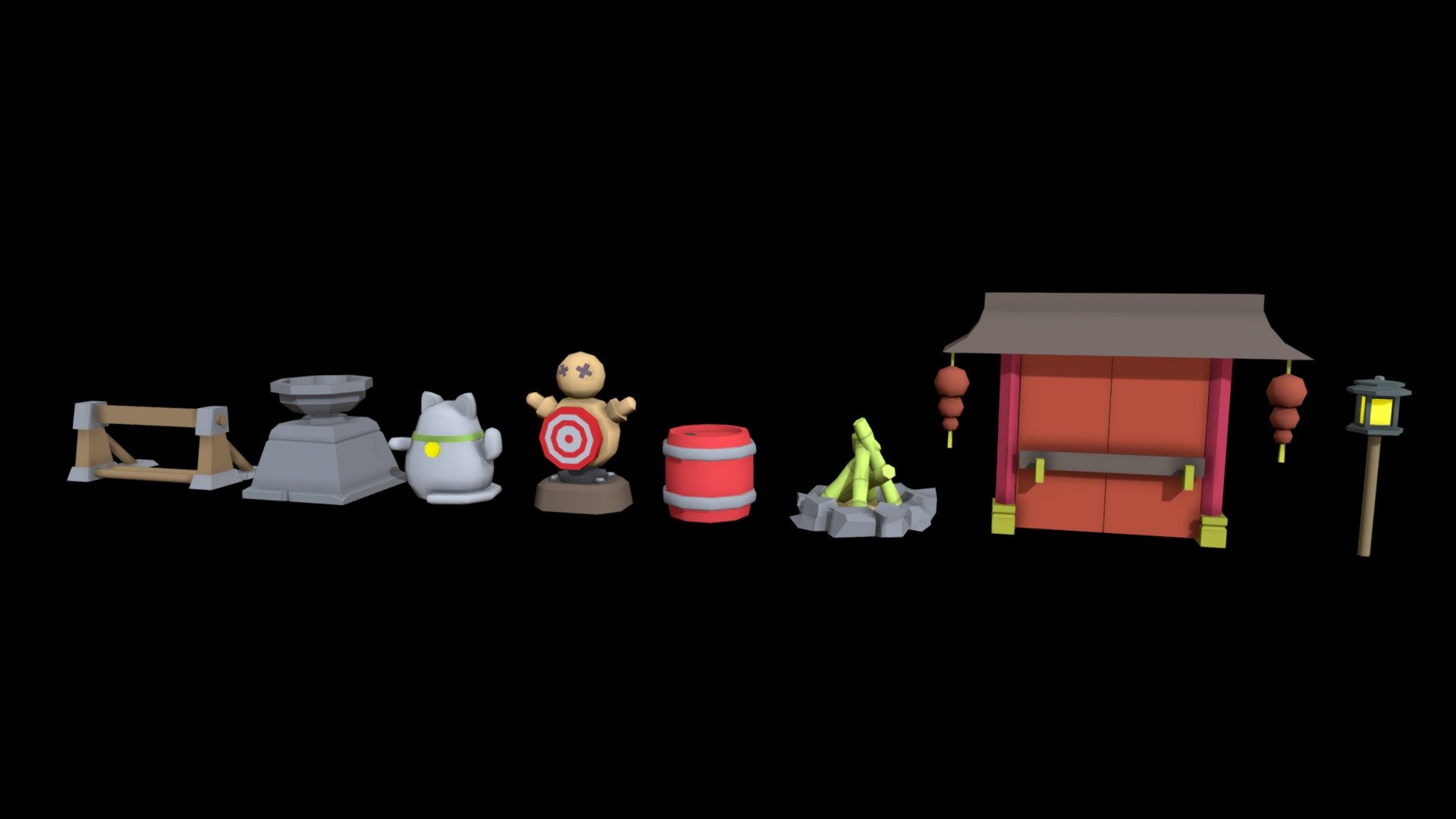 Pack_02 (low-poly casual) - 3D model by Yuri/Danilov (@Yuri_Danilov ...