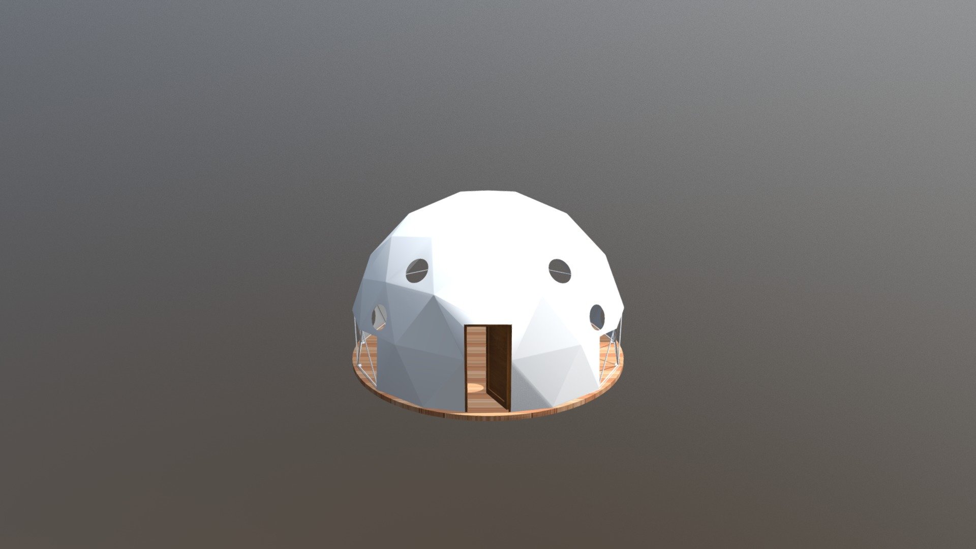 24ft Dwell Dome - 3D model by Pacific Domes (@keithPD) [9dc4430 ...
