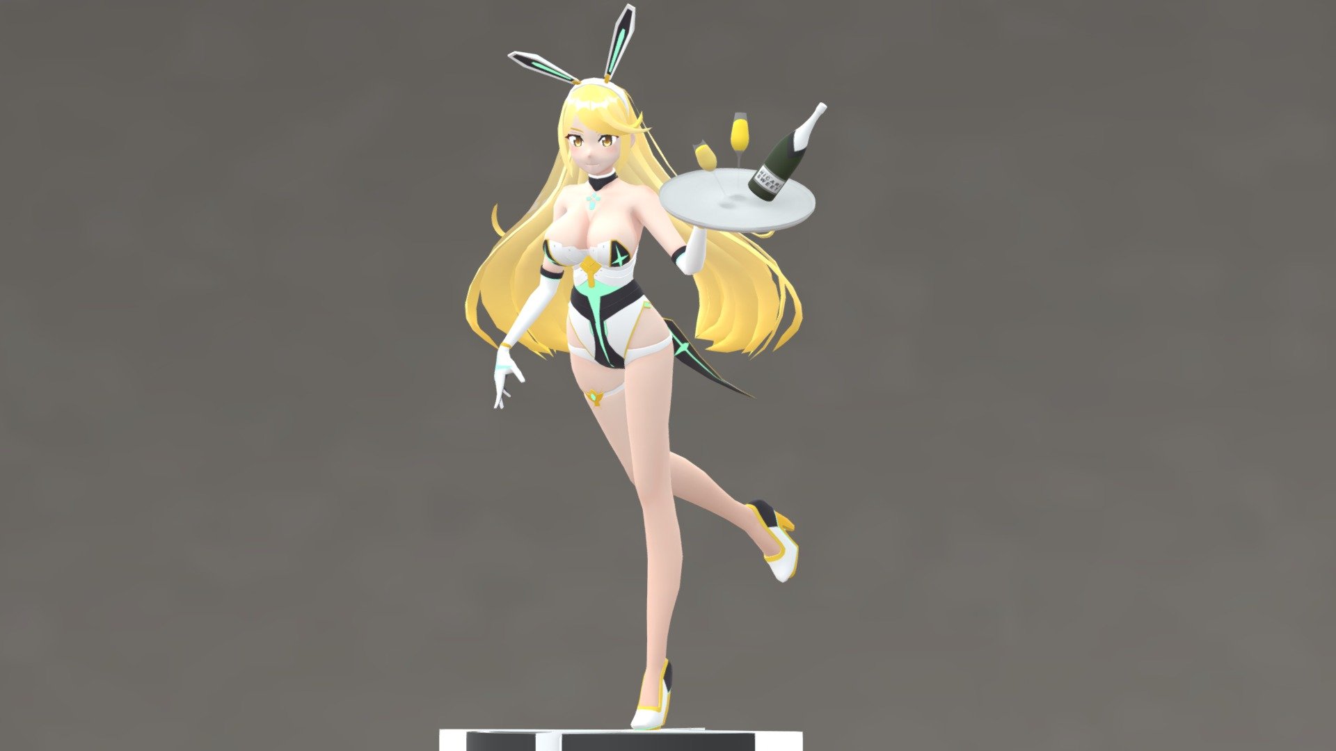 Mythra - ヒカリ - Download Free 3D model by OSad [9dc54bf] - Sketchfab
