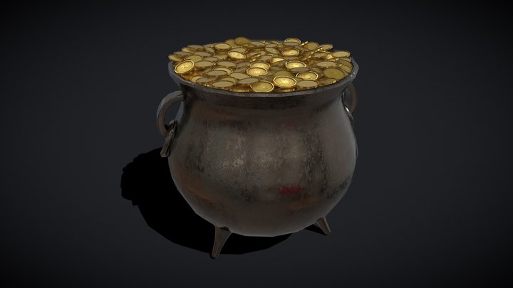Pot-of-greed 3D models - Sketchfab