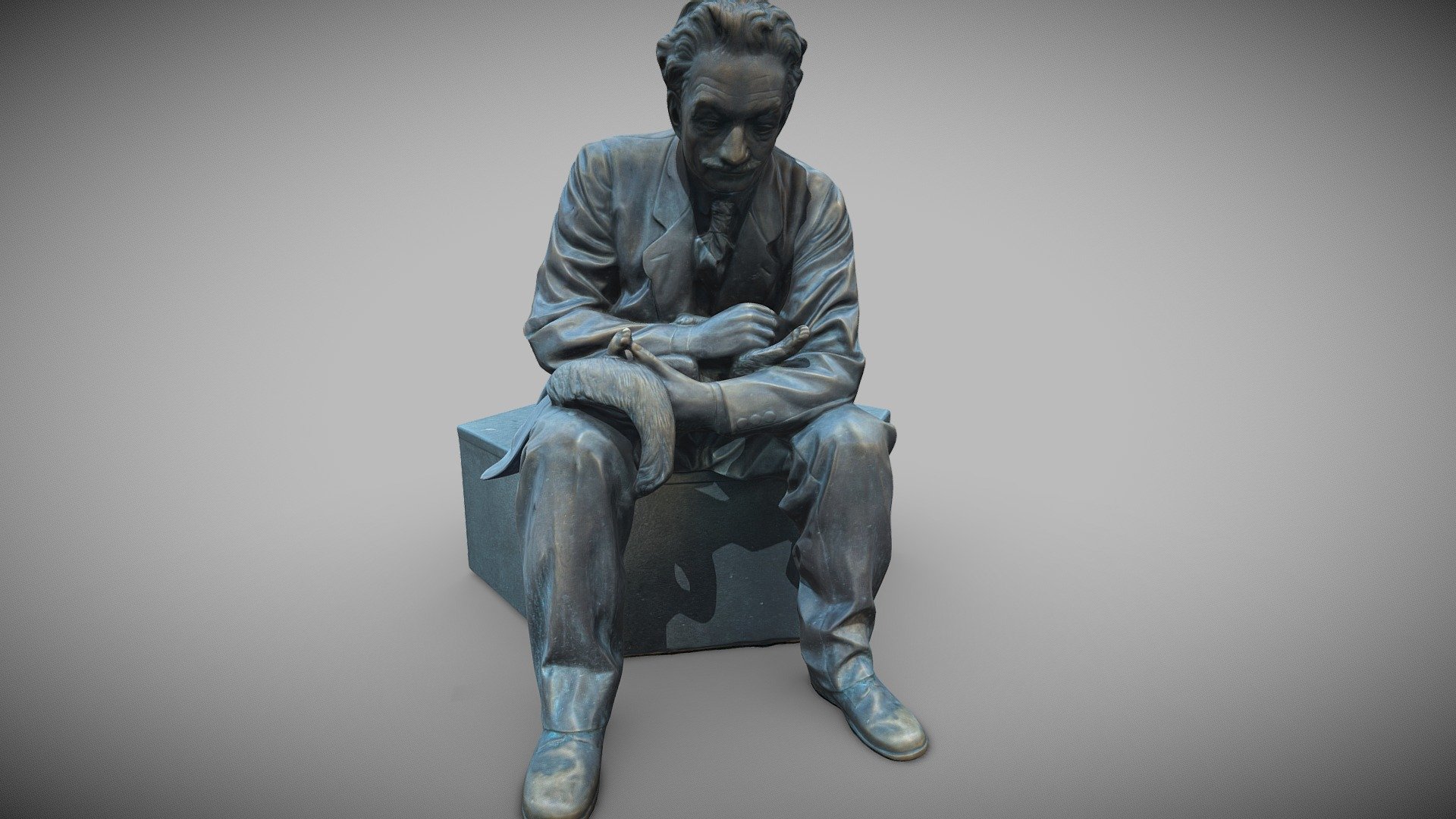 Statue of a man - Buy Royalty Free 3D model by Goromor (@gorllu ...