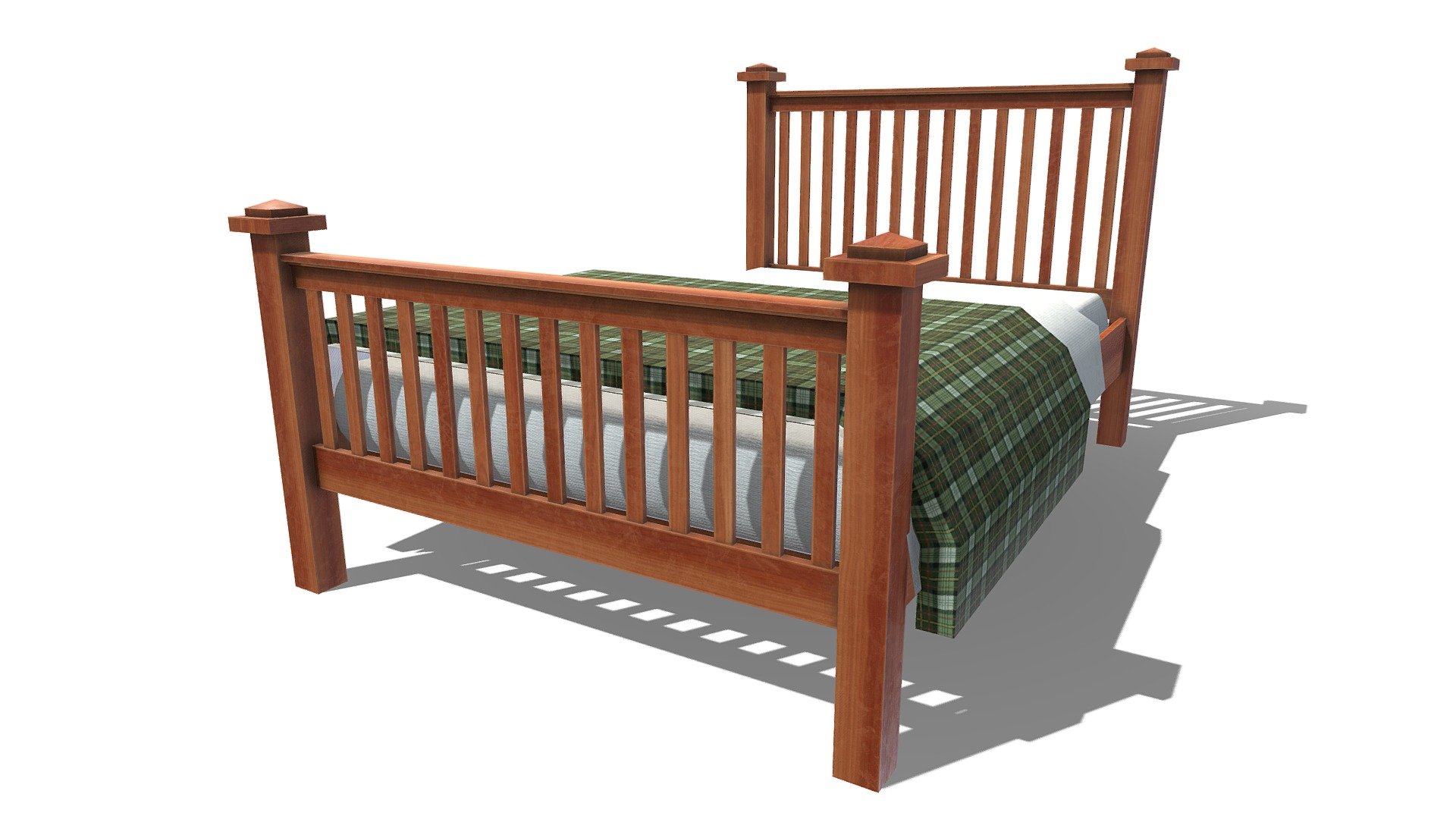Single Bed - Buy Royalty Free 3D model by Studio Lab (@studiolab.dev ...