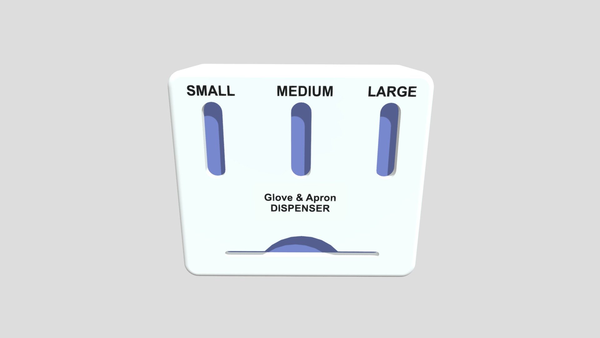 Clinical_glove_apron_dispenser V1 - Download Free 3D model by Keith ...