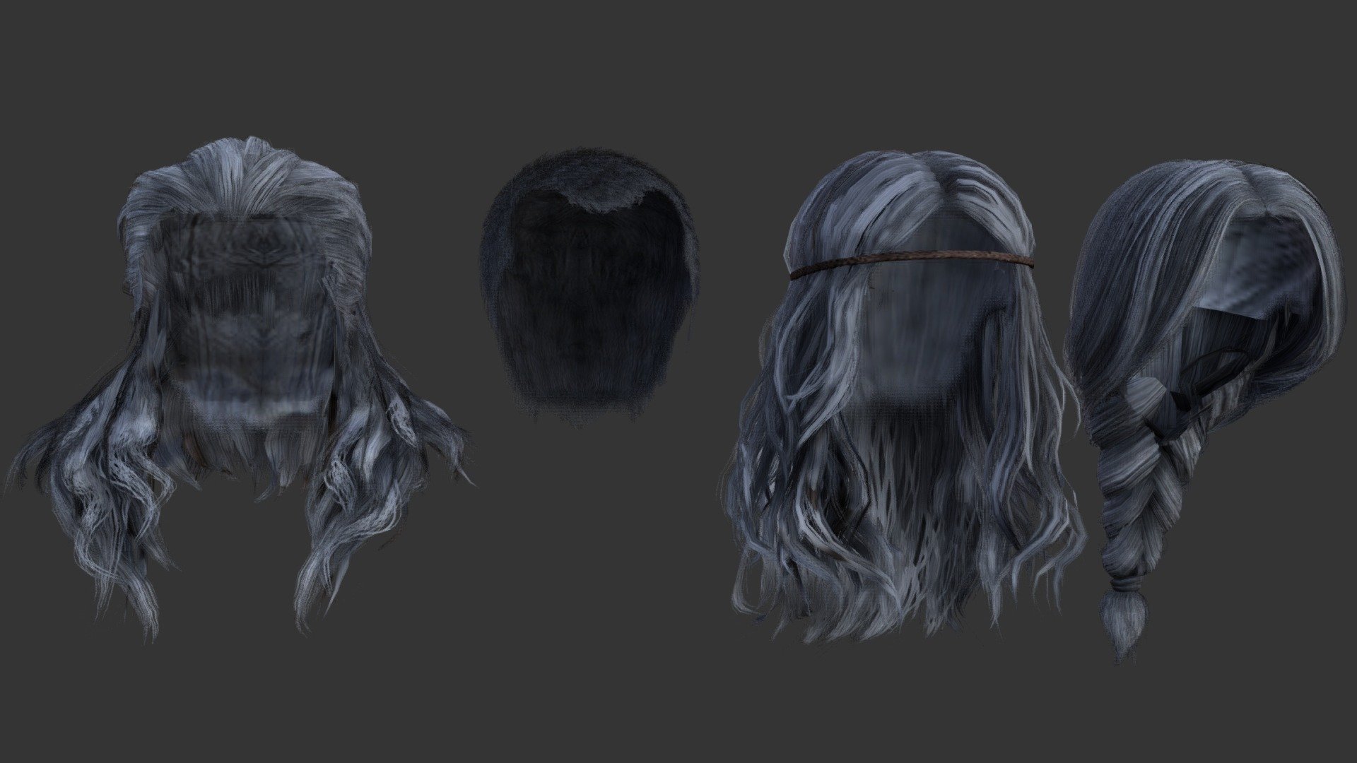 Hair Pack (part 3) - Download Free 3D model by rendysix [9dc9993 ...