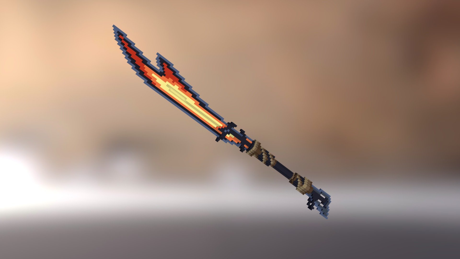 HeavySword of Fire - 3D model by Robert B (@robert.burik) [9dca408 ...