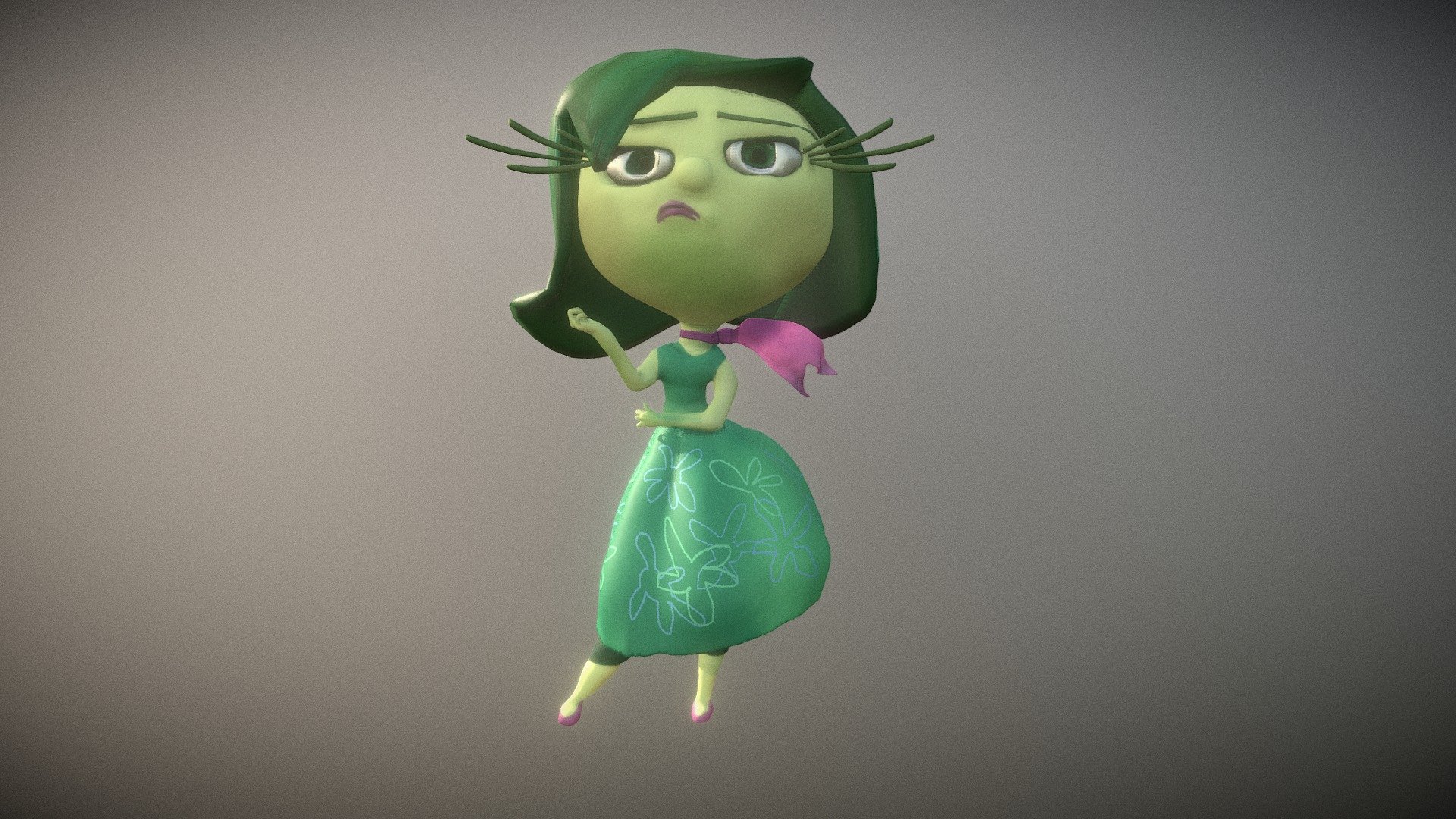 Sculpt January #10 | Disgust - 3D model by TheCGMaster [9dcbf9e ...