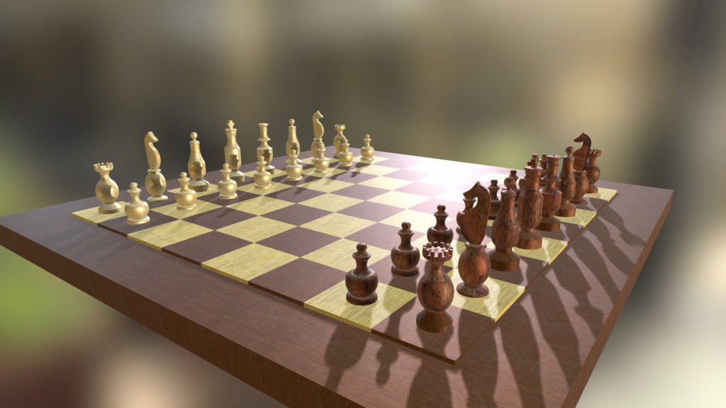 Chess - 3D model by erasmuspluska1 [9dcd0c1] - Sketchfab