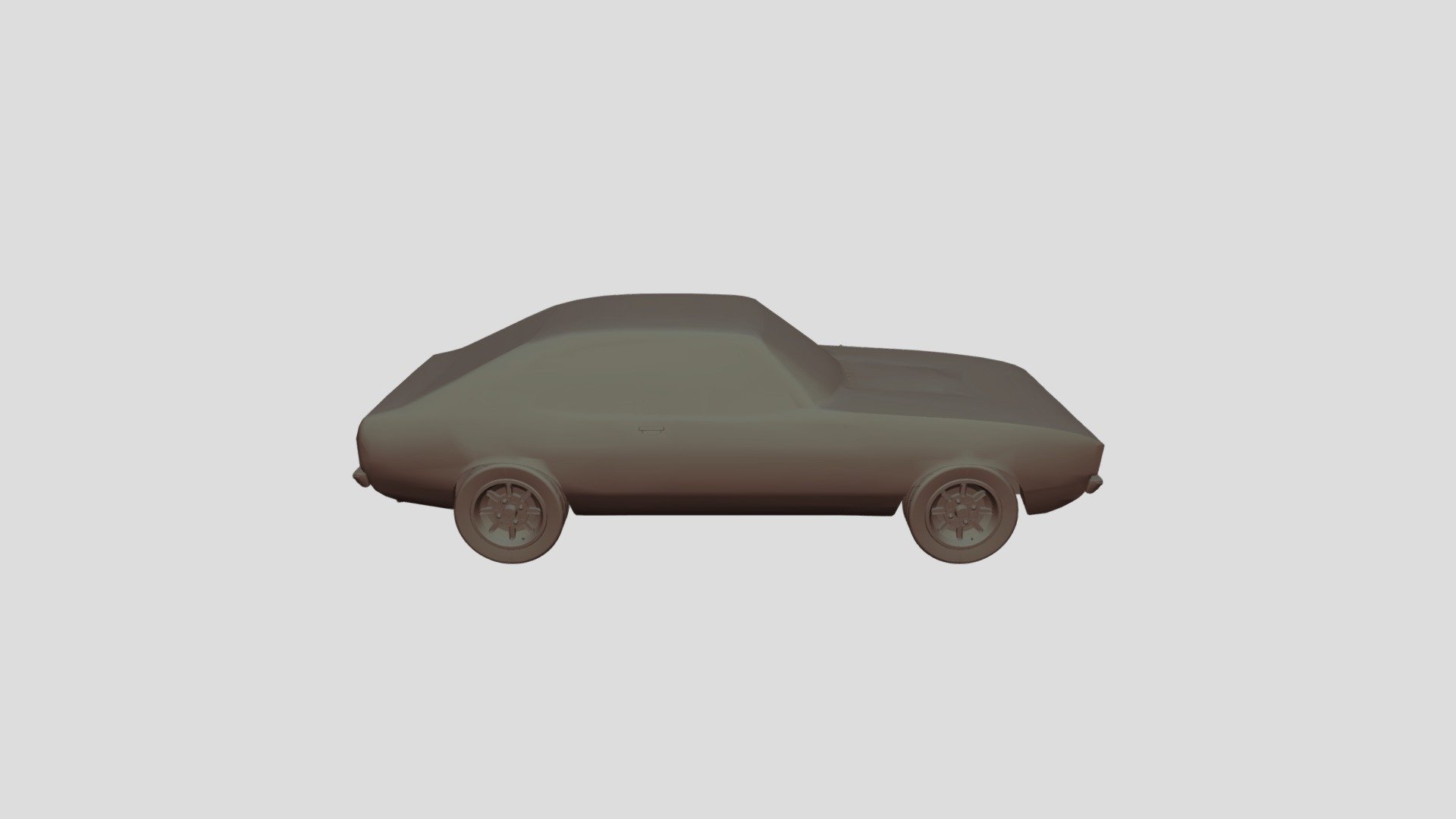 Ford Capri Mk2 lowpoly for 3D-printing - Download Free 3D model by ...