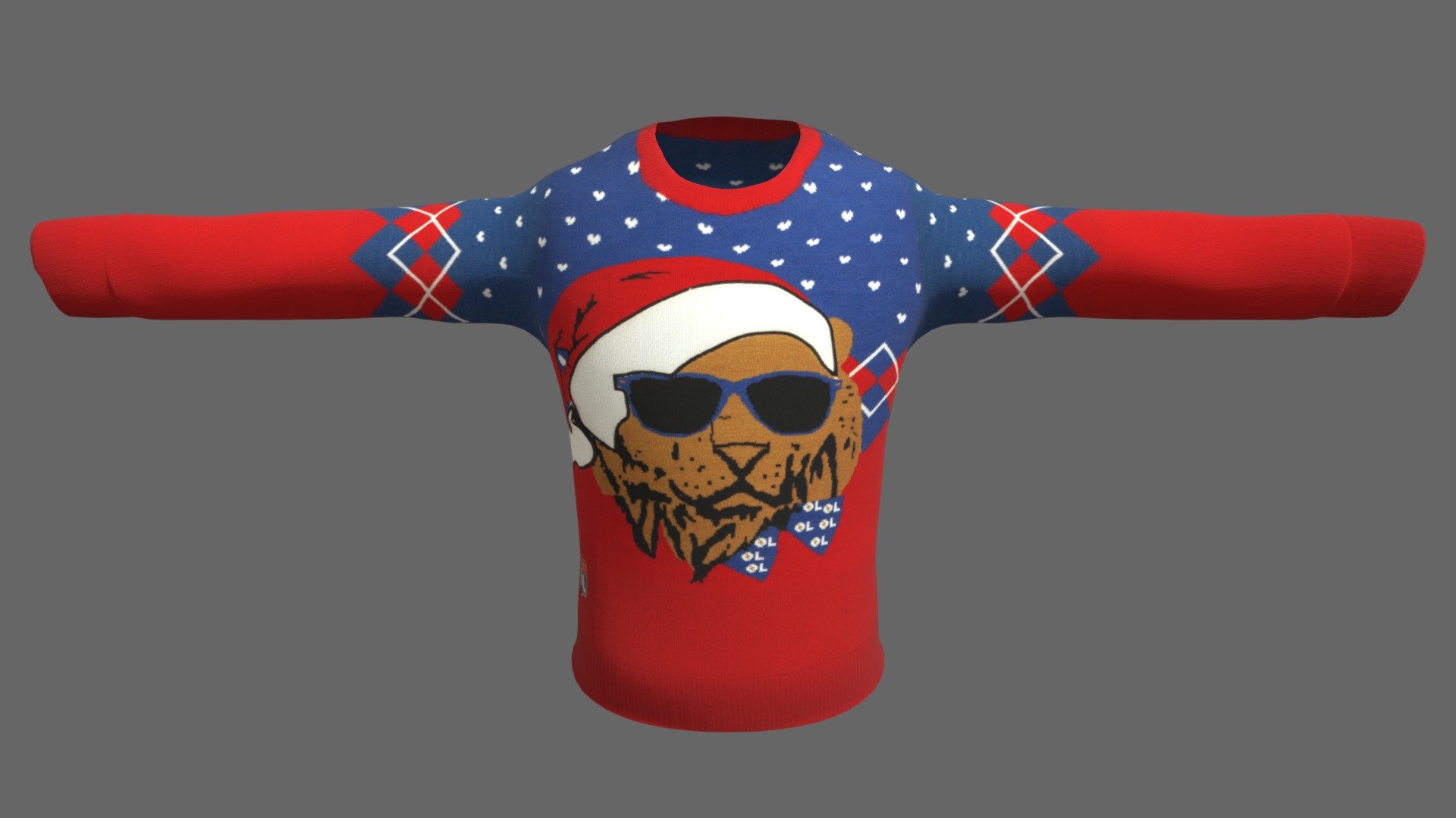 OL CHRISTMAS SWEATER - 3D model by Phaeron [9dcf1af] - Sketchfab