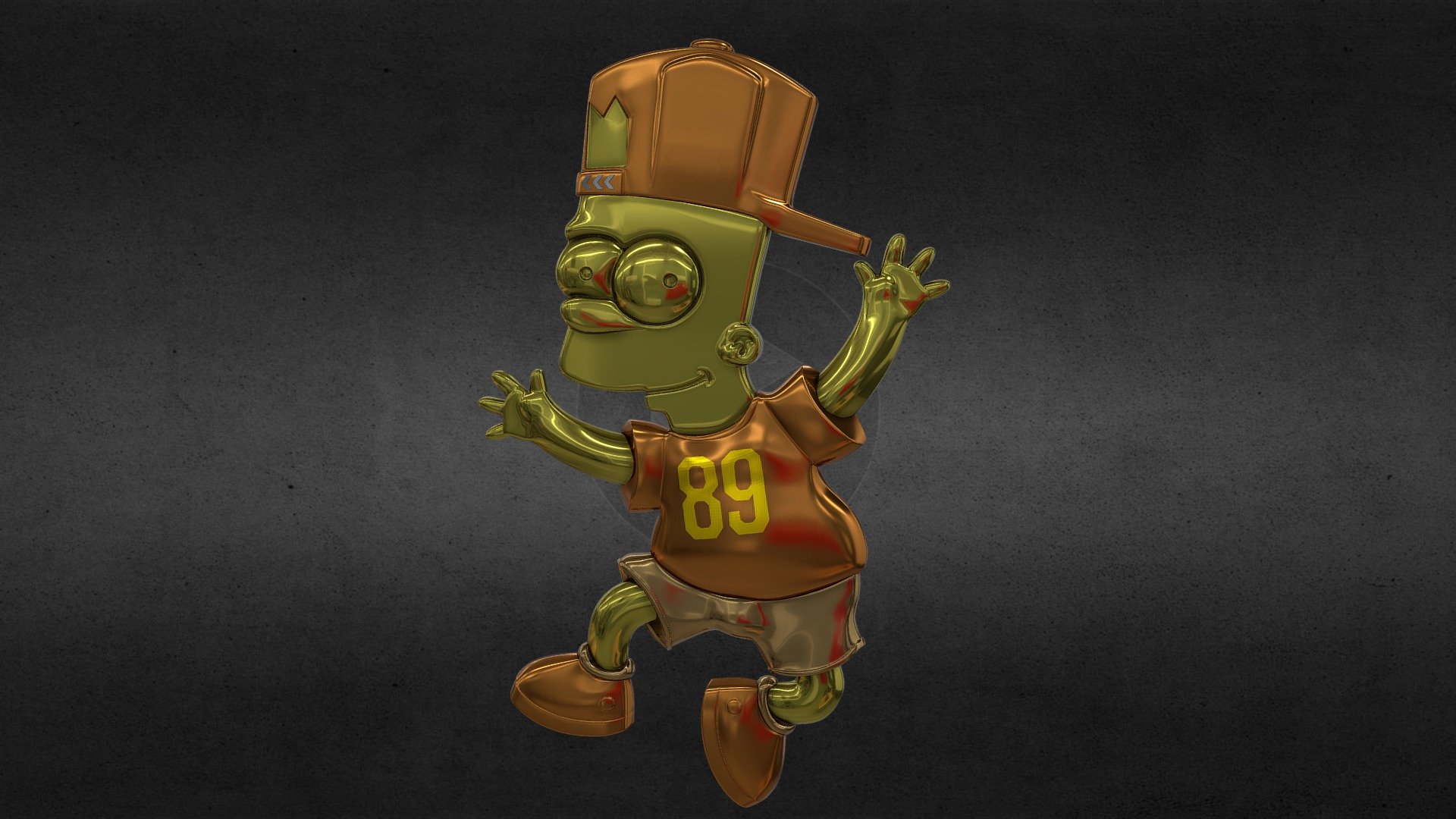 Bart Simpson - 3D model by Mr.Ten [9dcff38] - Sketchfab