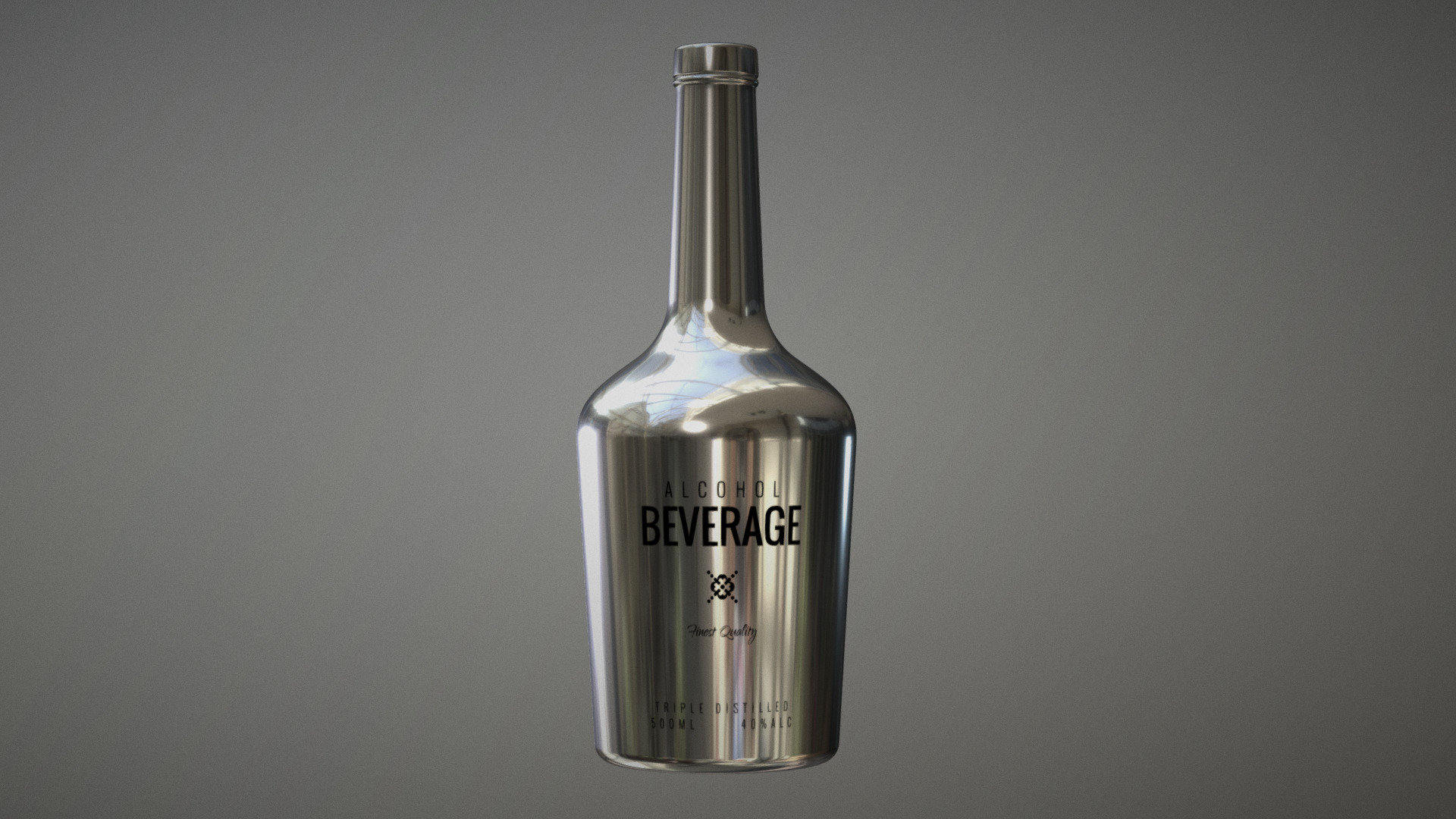 Metal Bottle - Download Free 3D model by pnbdesign [9dd1230] - Sketchfab