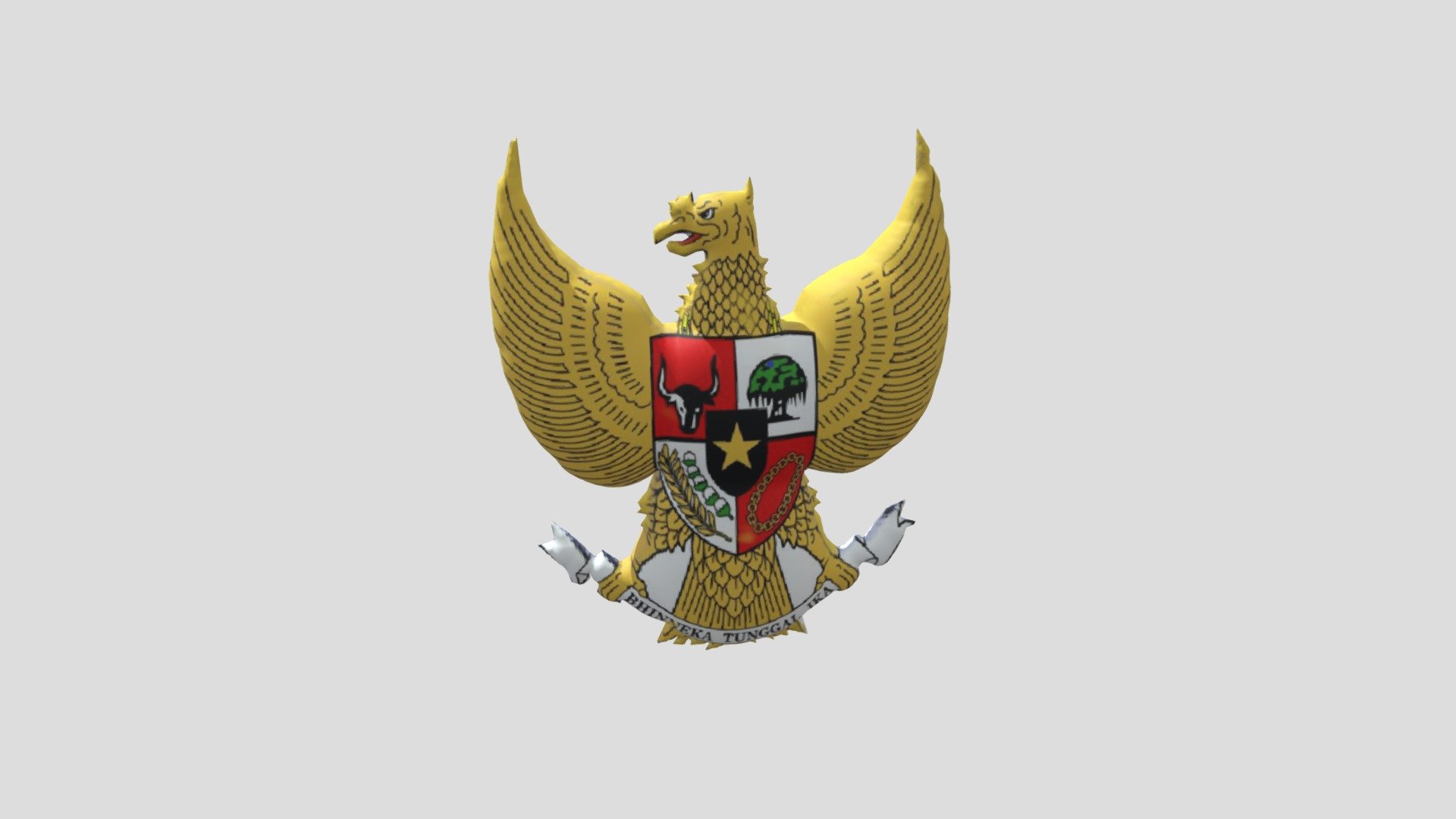 3D Burung Garuda - 3D model by indirasyifa [9dd212d] - Sketchfab