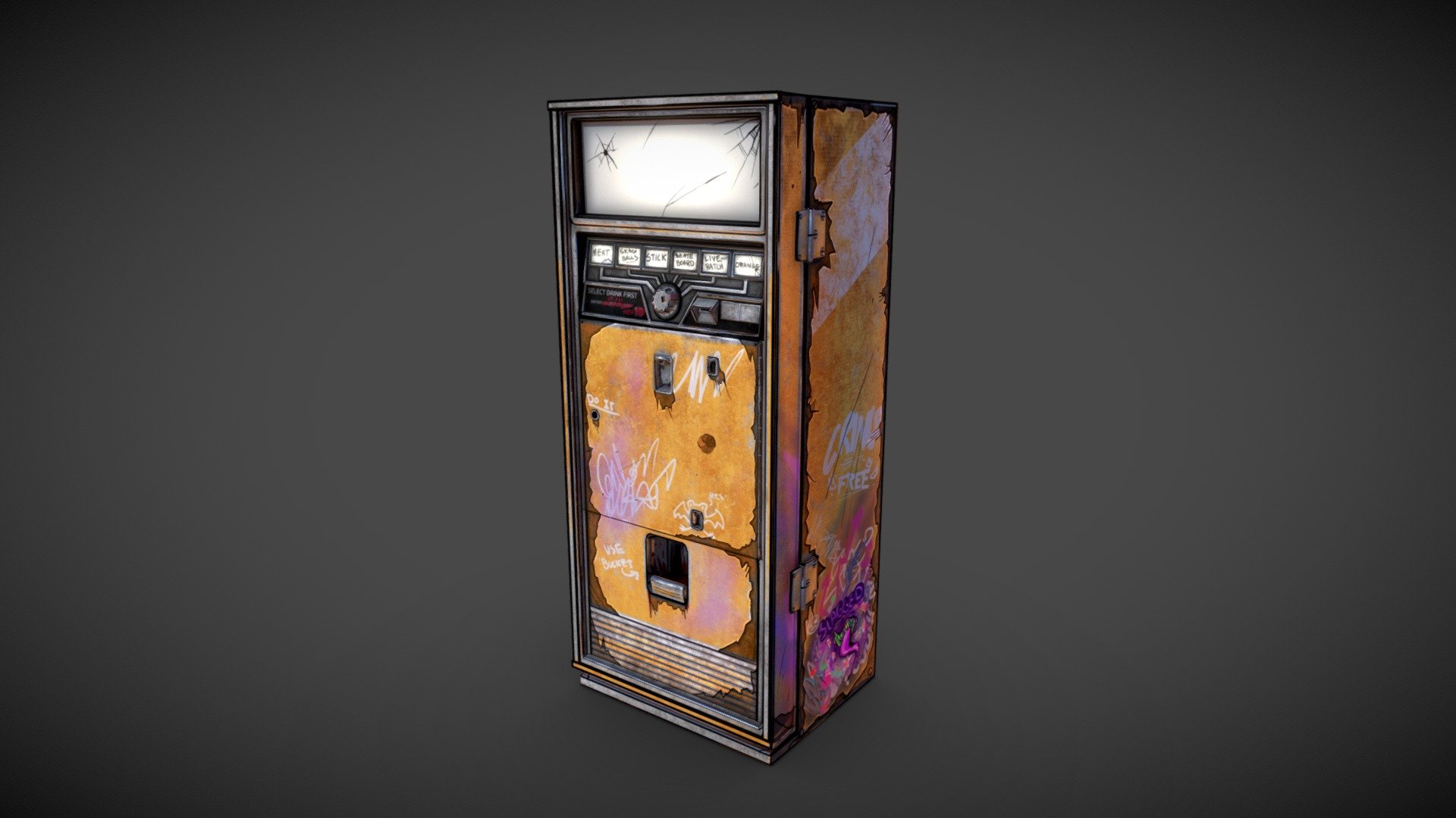 Vending Machine - 3D model by DragonBrigade [9dd54af] - Sketchfab
