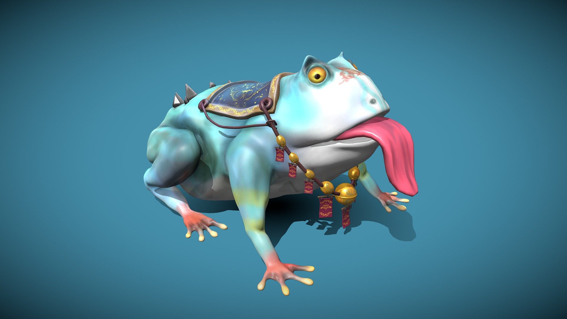 Stylized Royal Frog - Buy Royalty Free 3D model by reza.hassanzadeh1370 ...