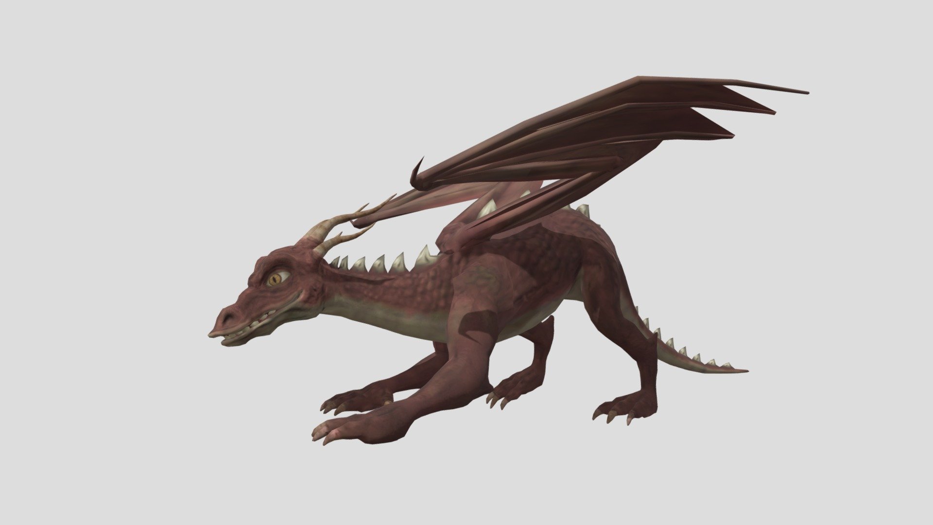Dragon Walking 1 - 3D model by Prizrakh [9dd6889] - Sketchfab