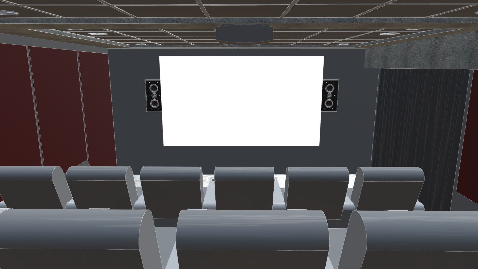 Home Cinema - 3D model by gmarchiani [9dd6fe0] - Sketchfab