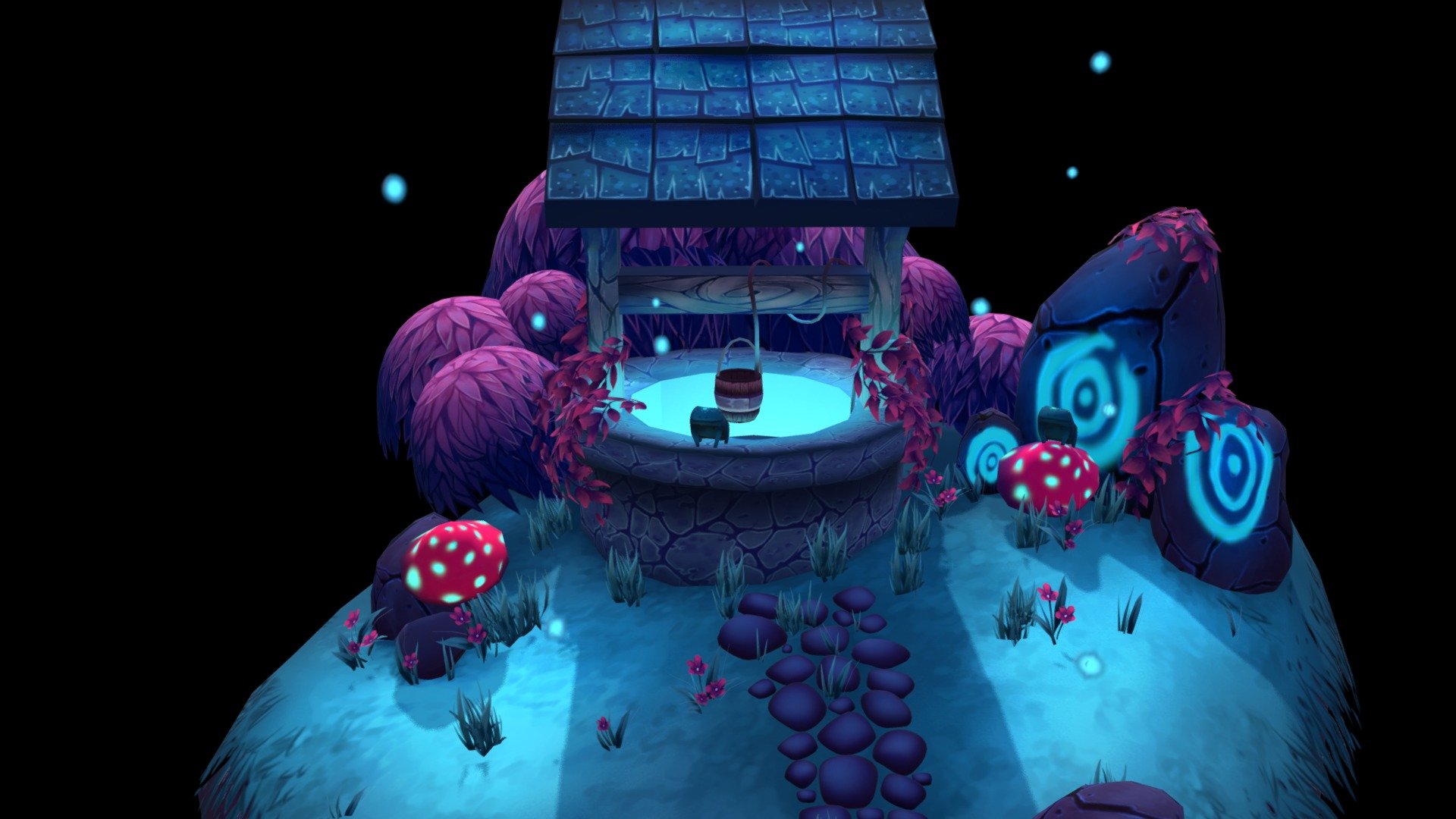 Magical Water Well - 3D model by Goodboy Digital (@goodboydigital ...