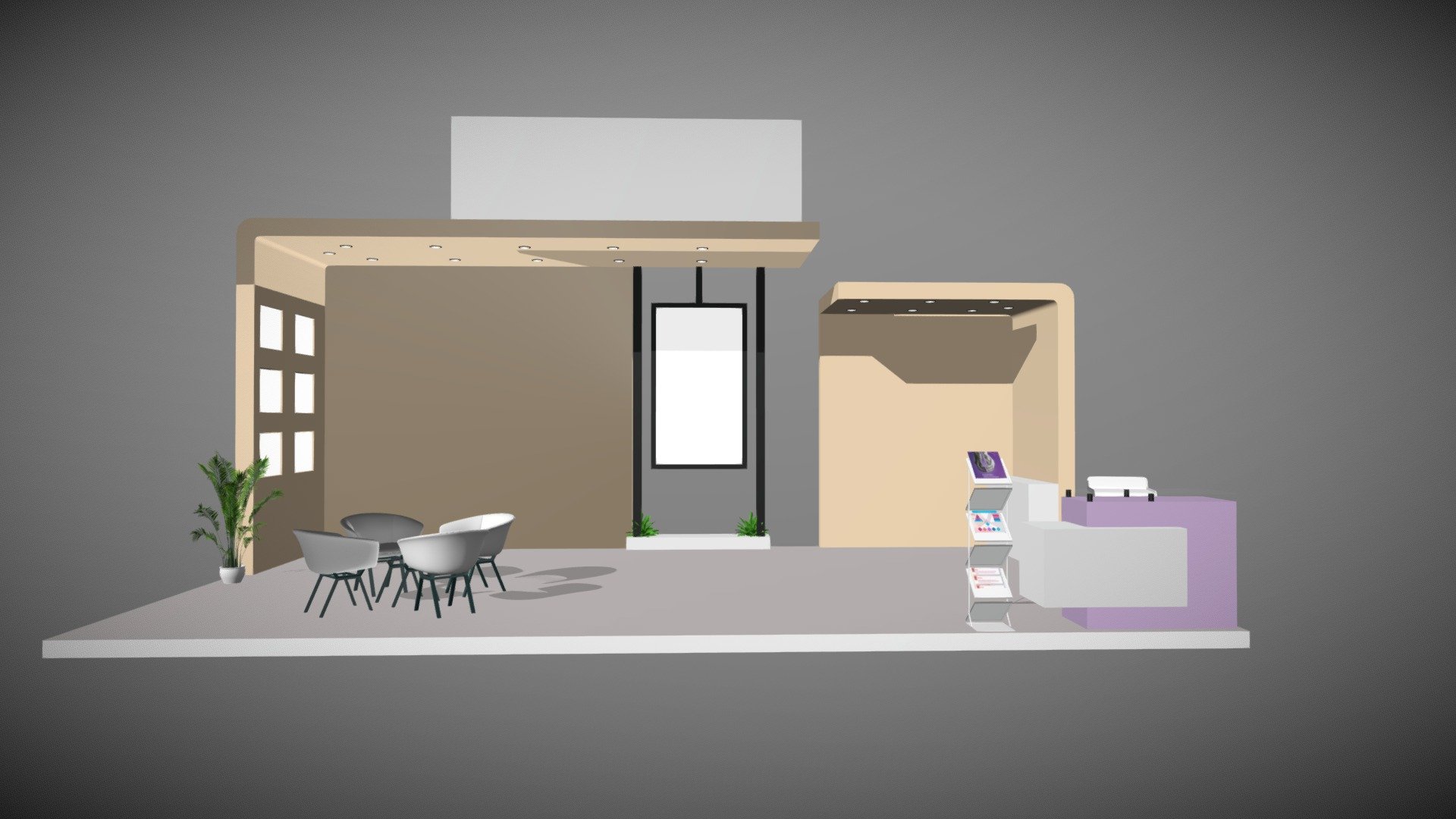 Booth_stall - Download Free 3D model by praveensharma11198 [9ddd59f ...