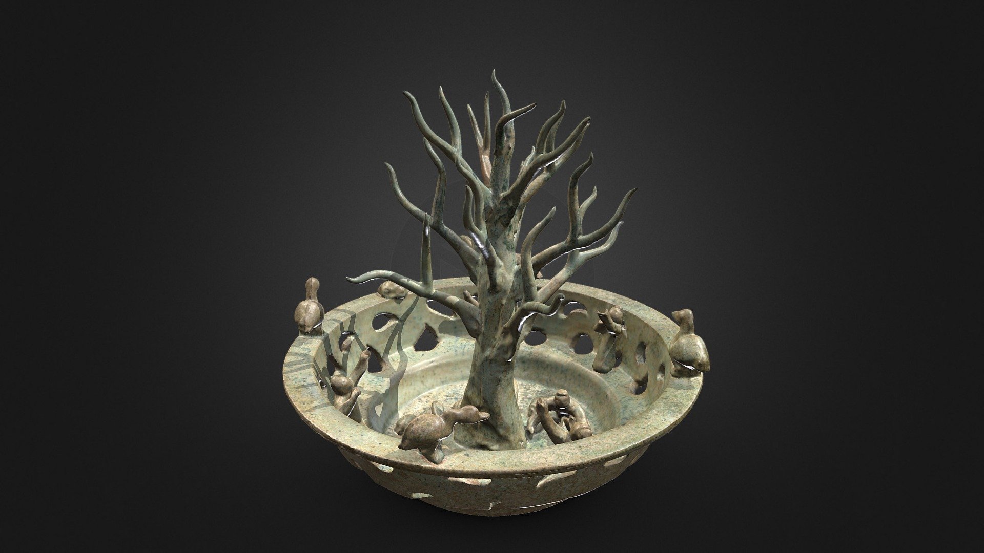 Fish-pond - Download Free 3D model by The British Museum ...