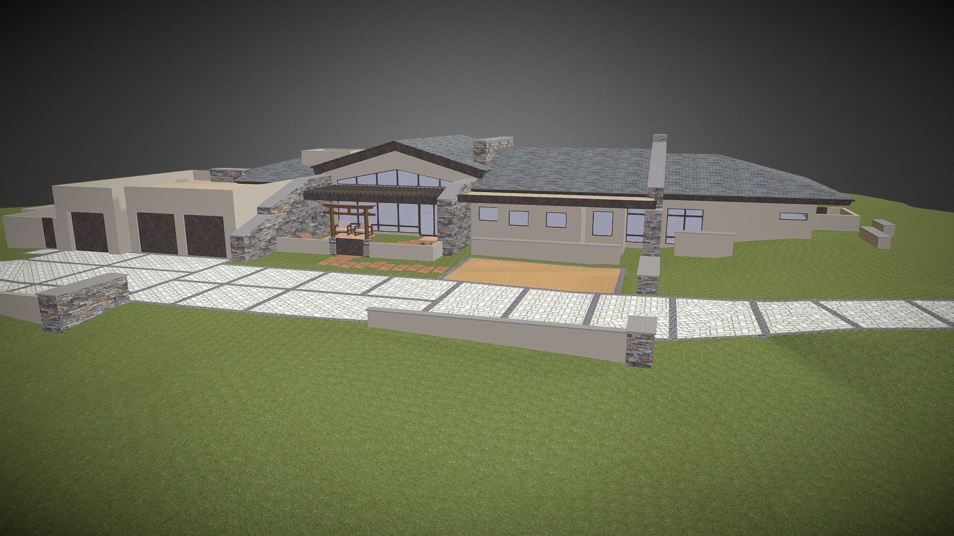 Page Residence - 3D model by Jessica Hutchison-Rough (@urbandesignltd ...