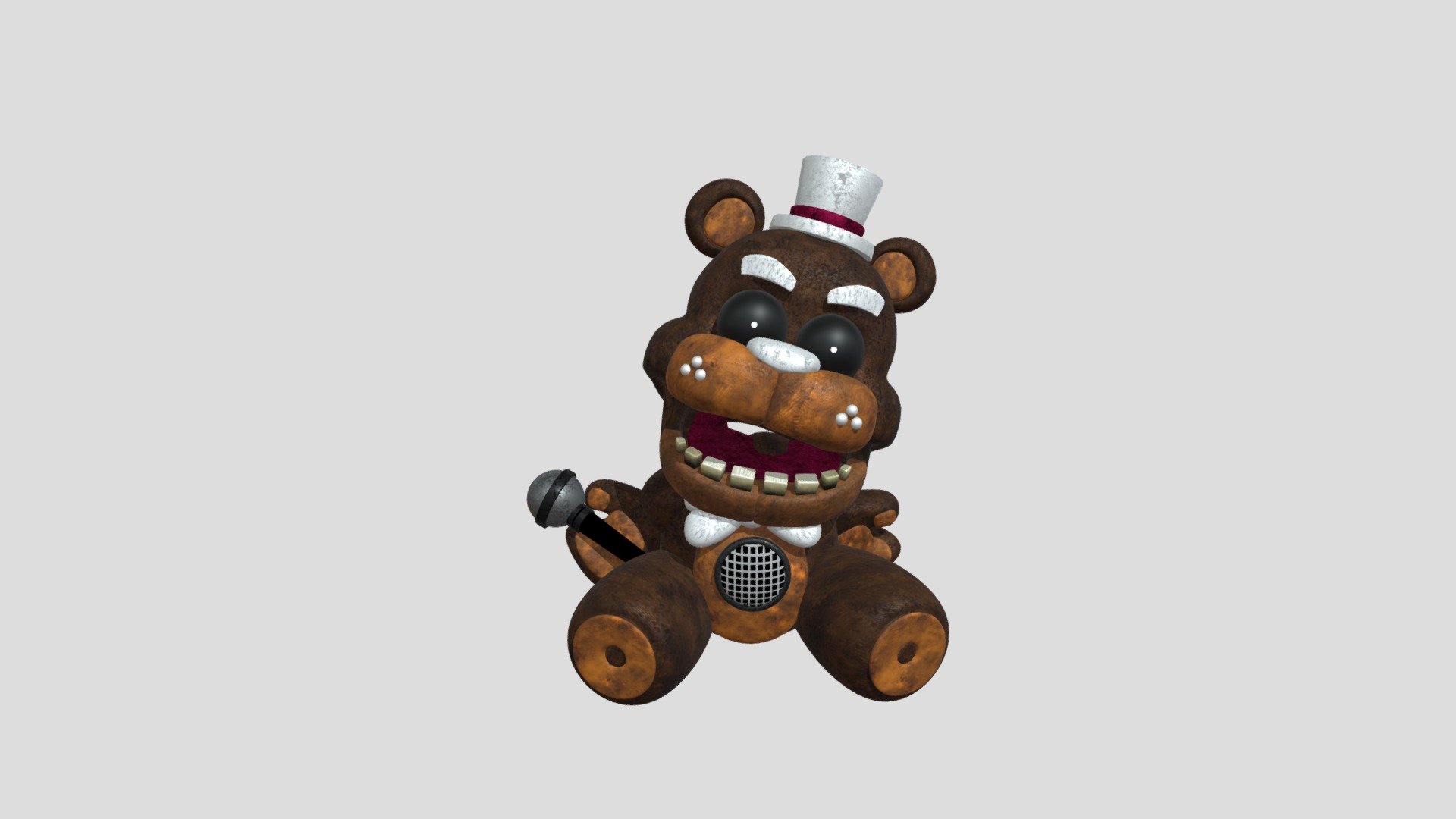 Plush Golden Freddy PLUS - Download Free 3D model by DjGalaxy 3D ...