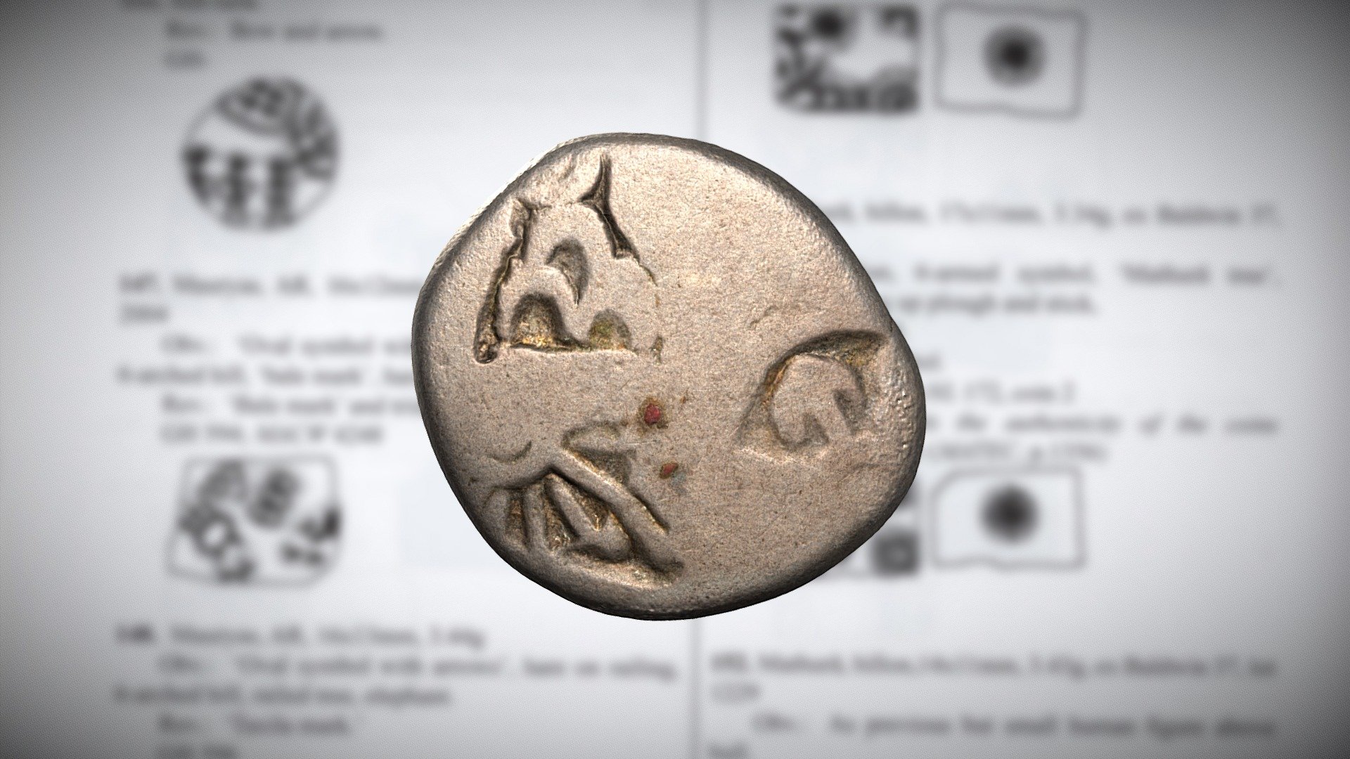 Mauryan Period Purana, Silver Coin - Download Free 3D model by Frank ...