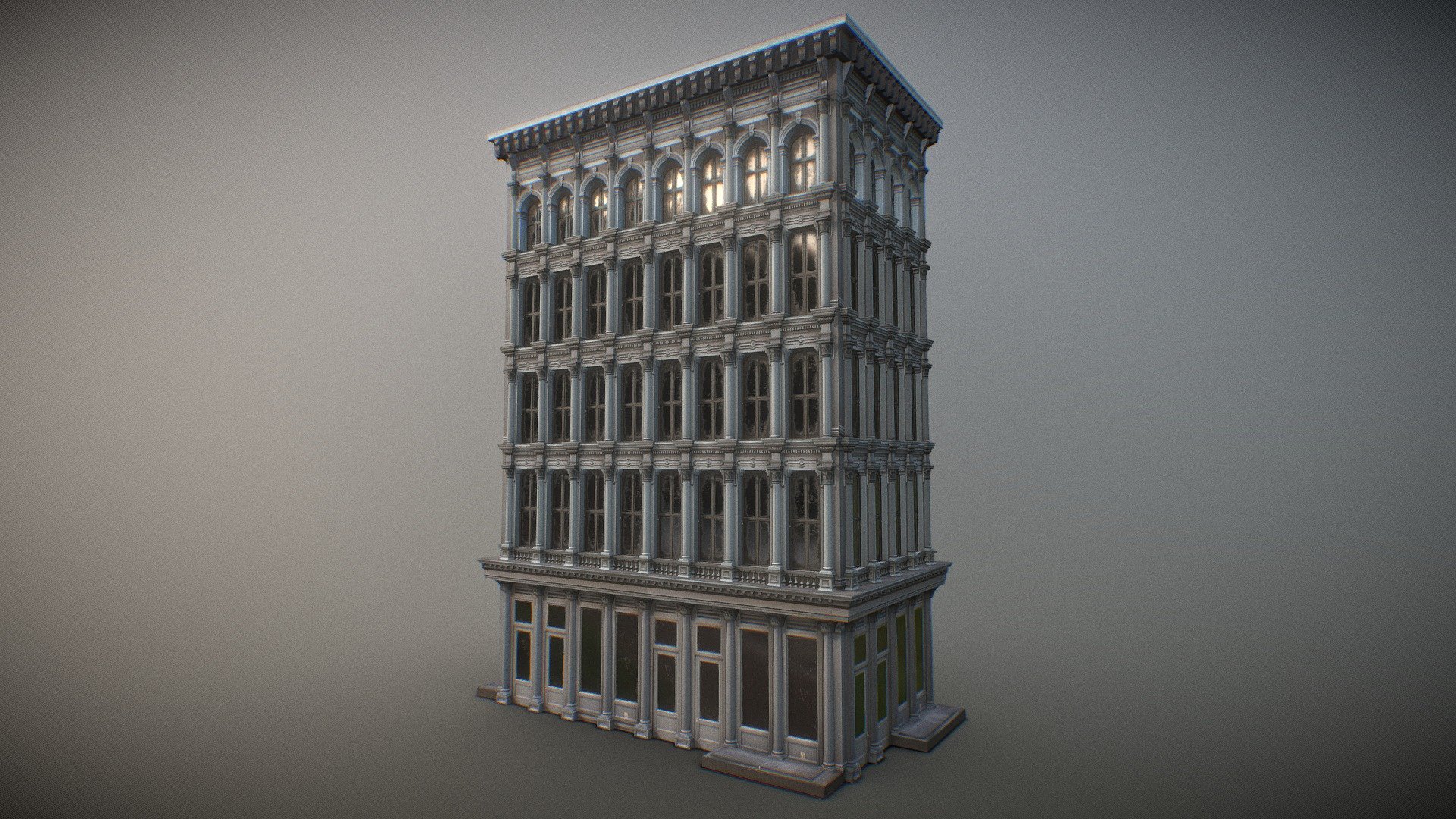 New York Background Building 9# - Buy Royalty Free 3D model by ...