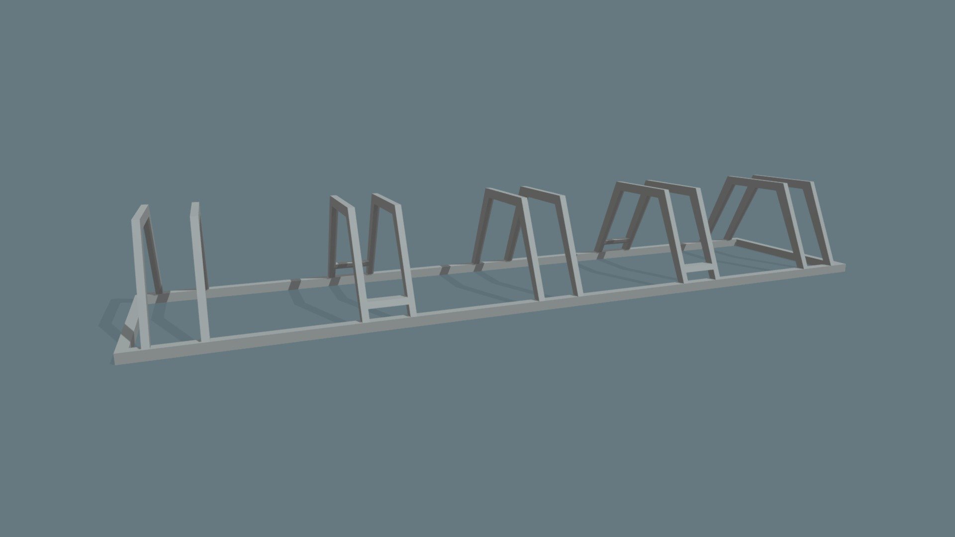 Bike stand - 3D model by Nerites [9de1f0b] - Sketchfab